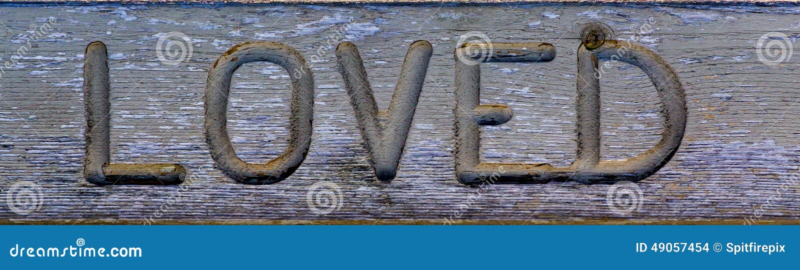 LOVED stock photo. Image of wooden, peeling, carved, texture - 49057454