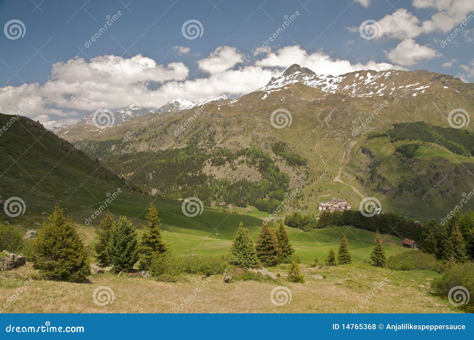 Lovely alpine landscape stock photo. Image of majestic - 14765368