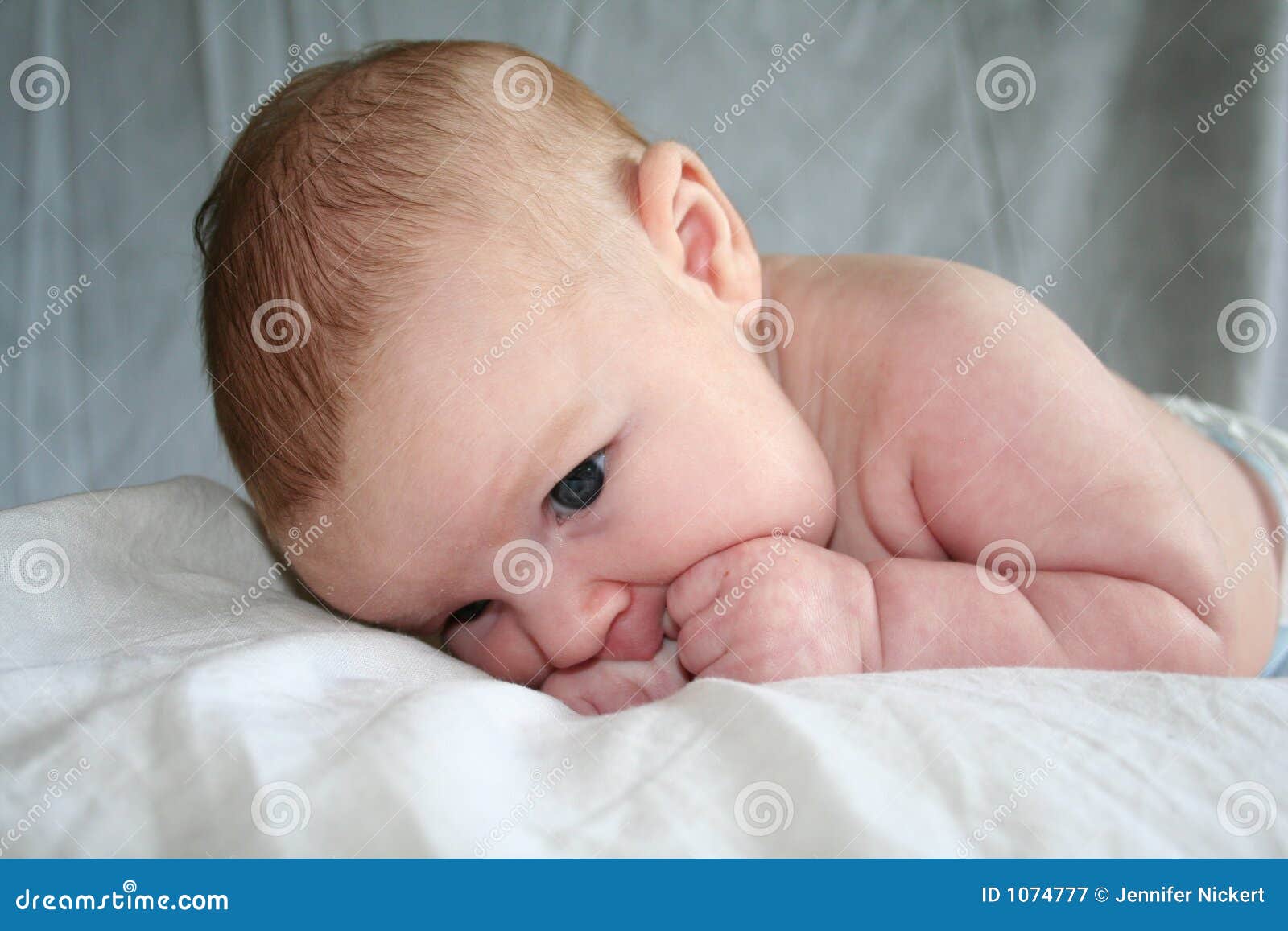 Lovely Baby stock image. Image of caucasian, blue, adorable - 1074777