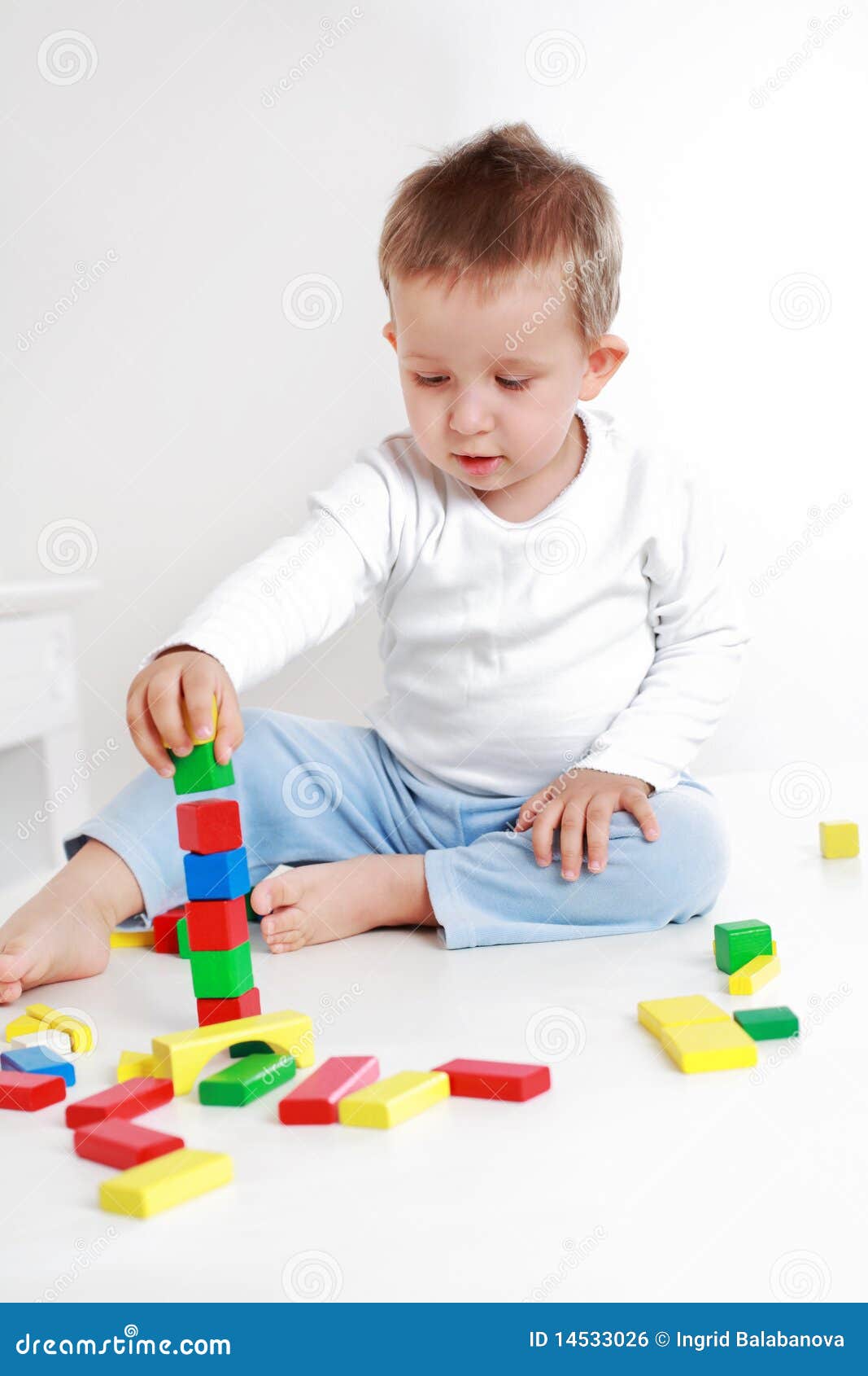 Lovely boy playing stock photo. Image of child, caucasian - 14533026