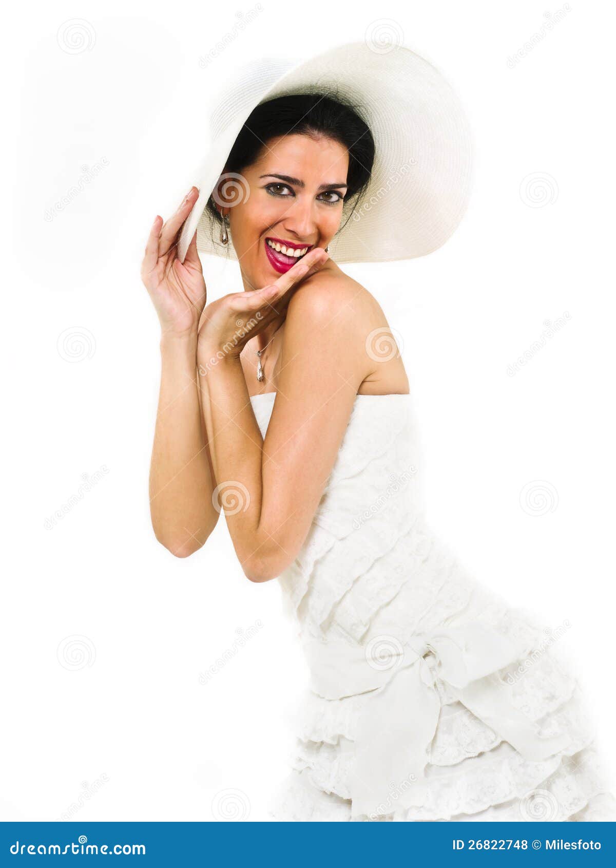 Lovely bride stock photo. Image of white, bride, wedding - 26822748