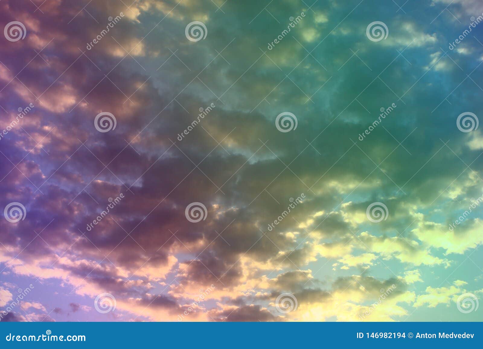 Lovely Bright Light Clouds on the Sky for Using in Design As Background ...
