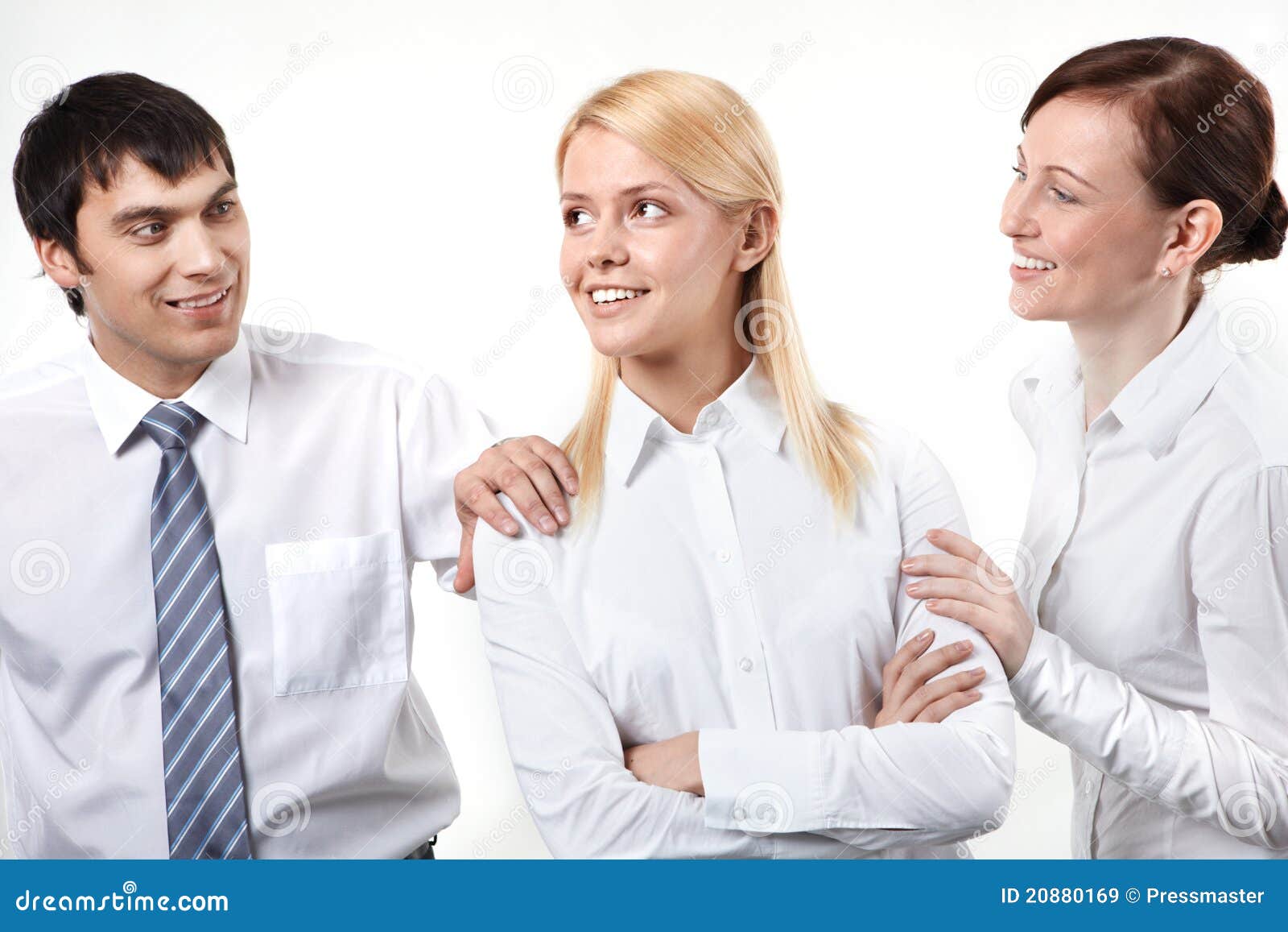 Lovely colleague stock image. Image of group, caucasian - 20880169