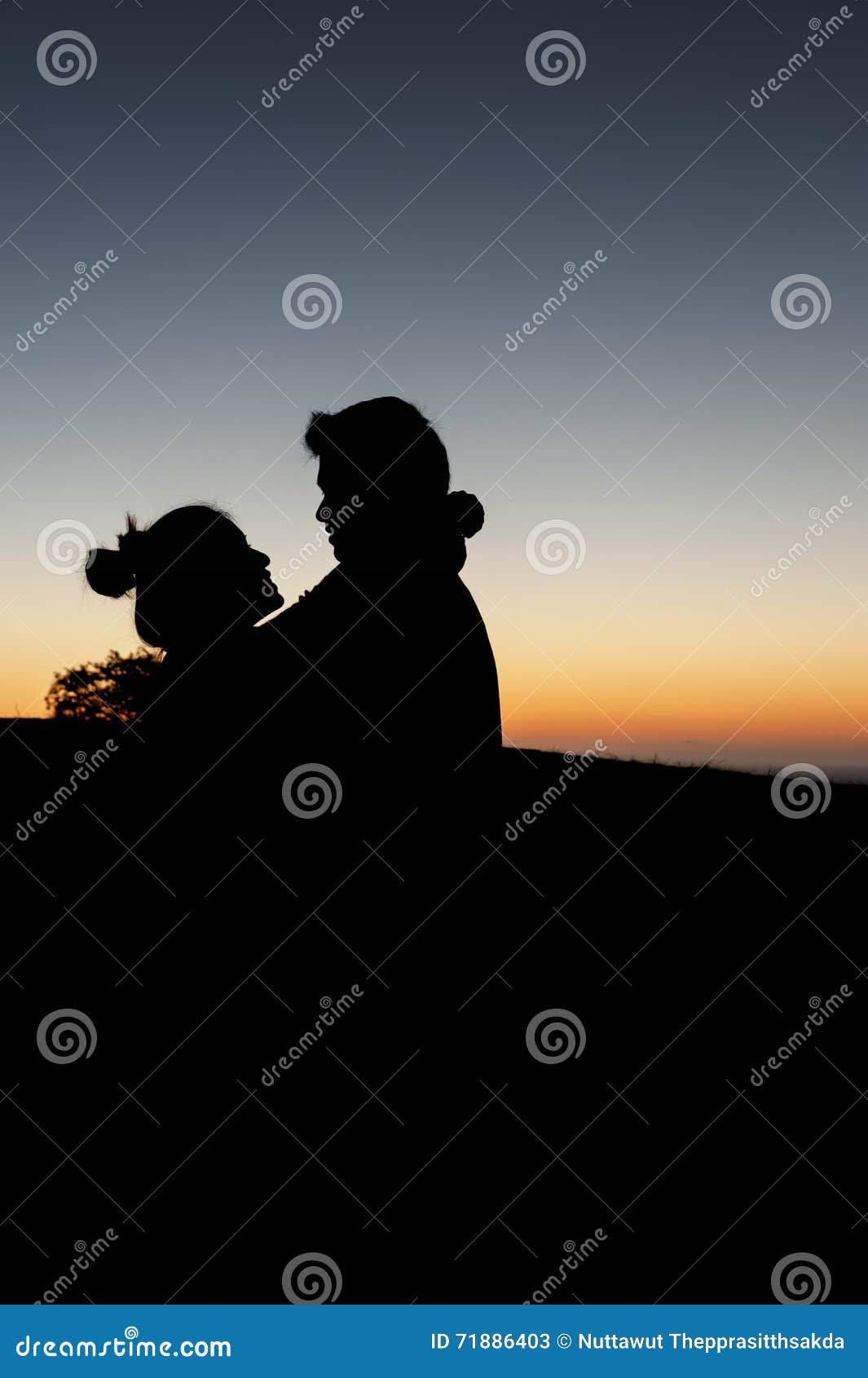 Lovely couple sunset art stock image. Image of abstract - 71886403