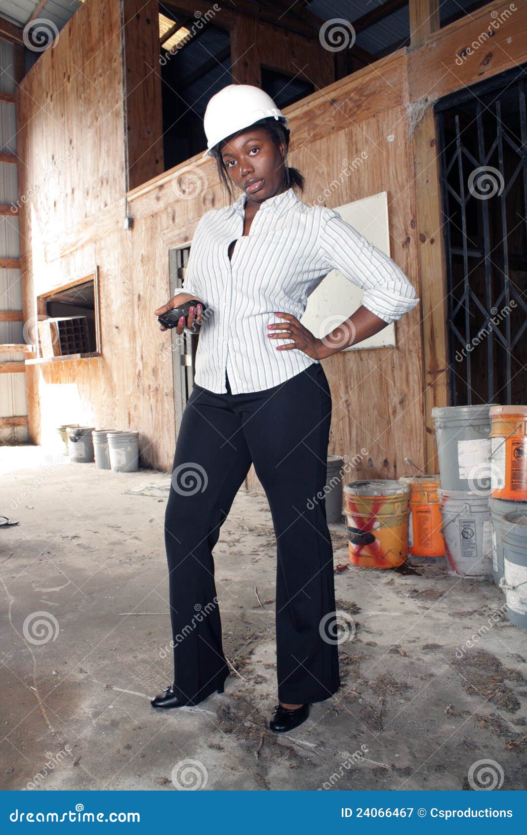 Lovely Female Construction Admin (4) Stock Image - Image of ...
