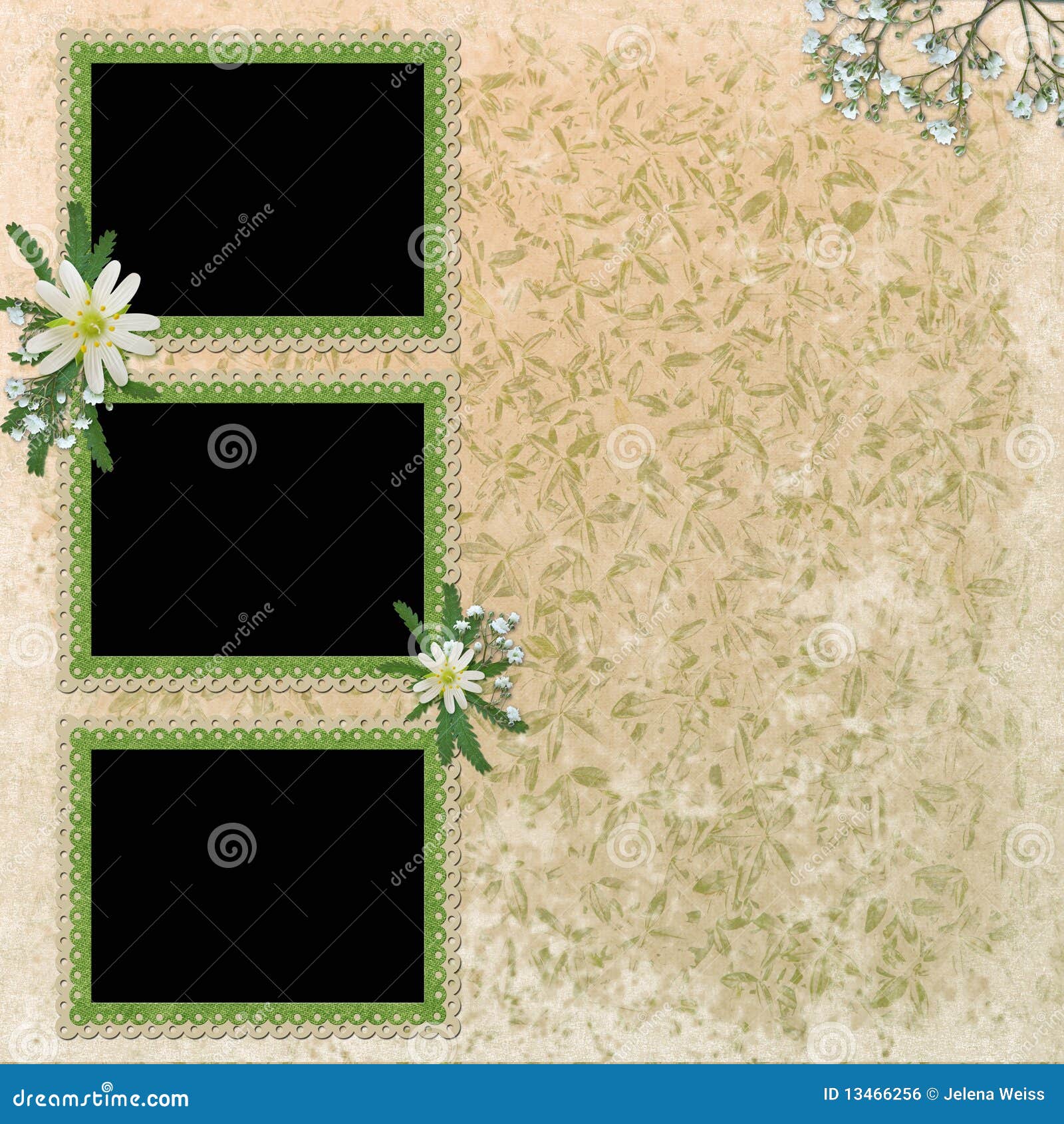 Lovely Frame on Abstract Background Stock Illustration - Illustration ...