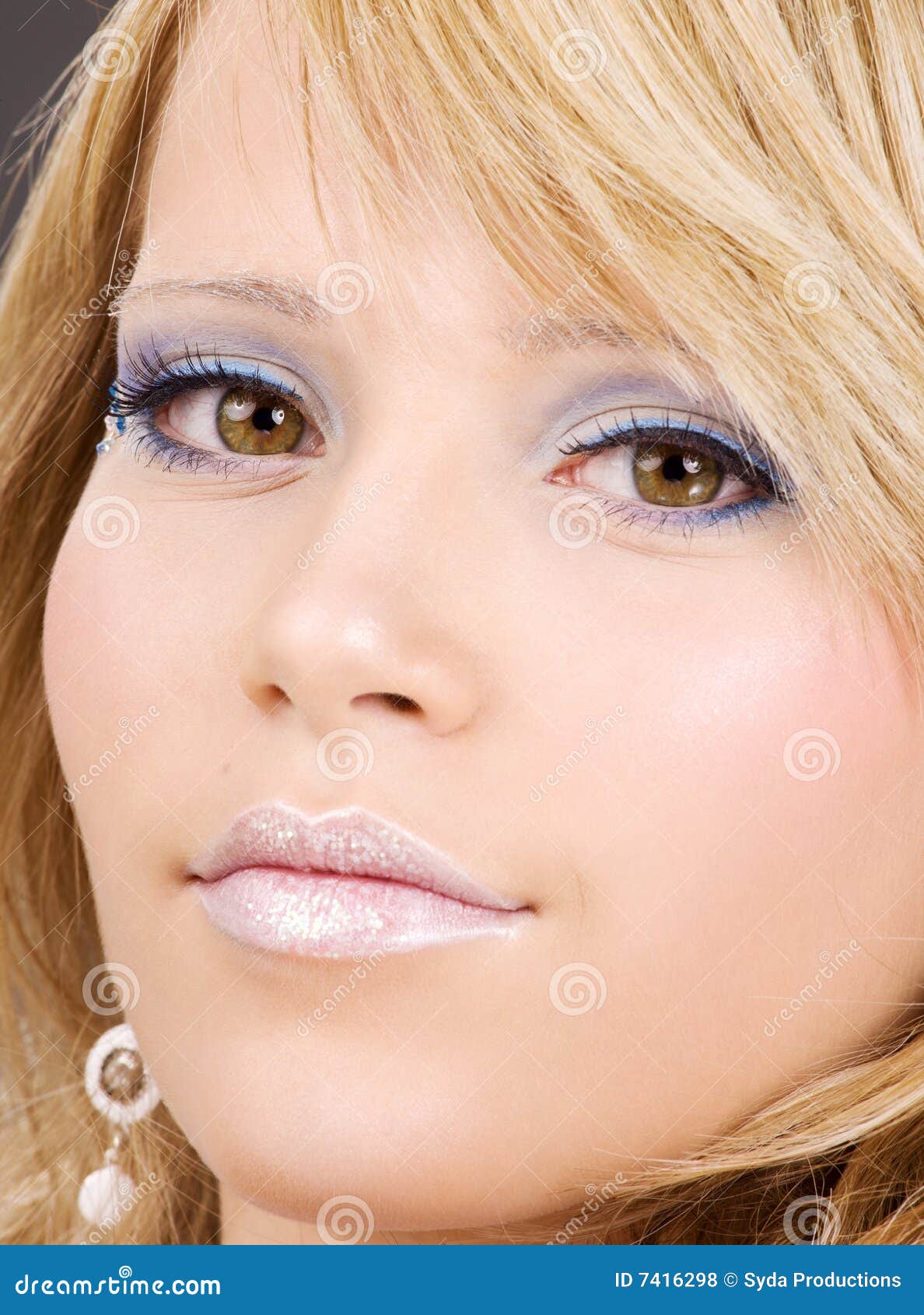 Lovely girl face stock photo. Image of gorgeous, happy - 7416298