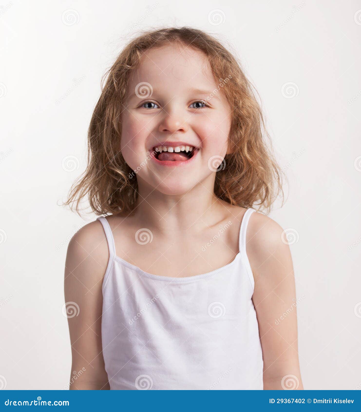 Lovely happy little girl stock photo. Image of blithe - 29367402
