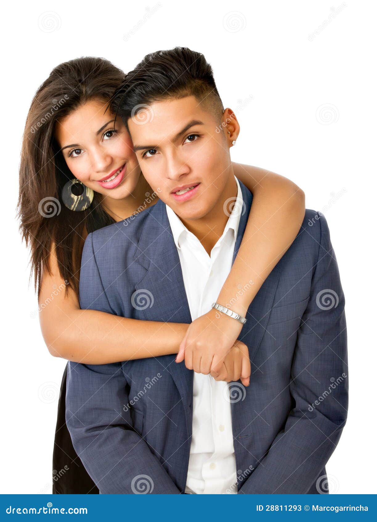 Lovely hispanic couple stock image. Image of dating, lover - 28811293