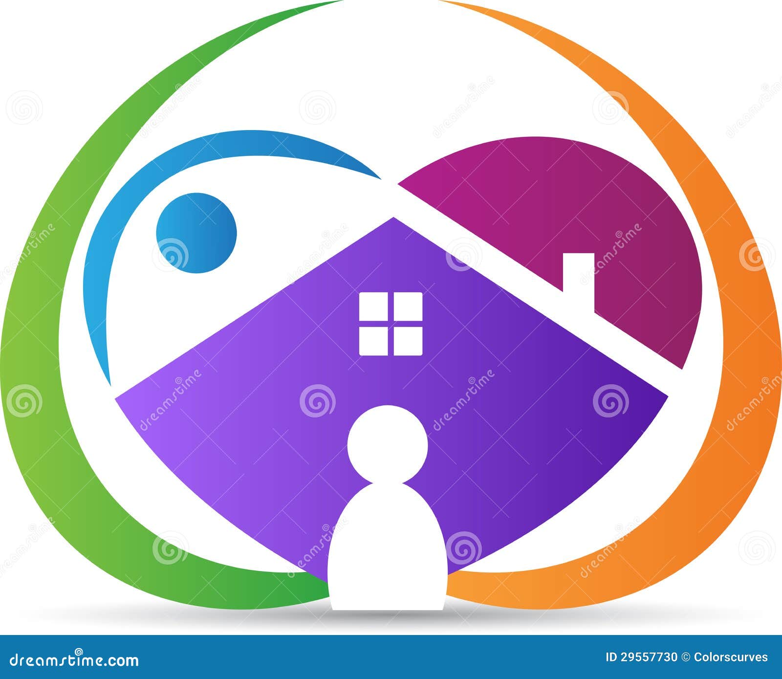 Lovely Home Care Logo Design Vector Elderly Caring And Nurse House ...