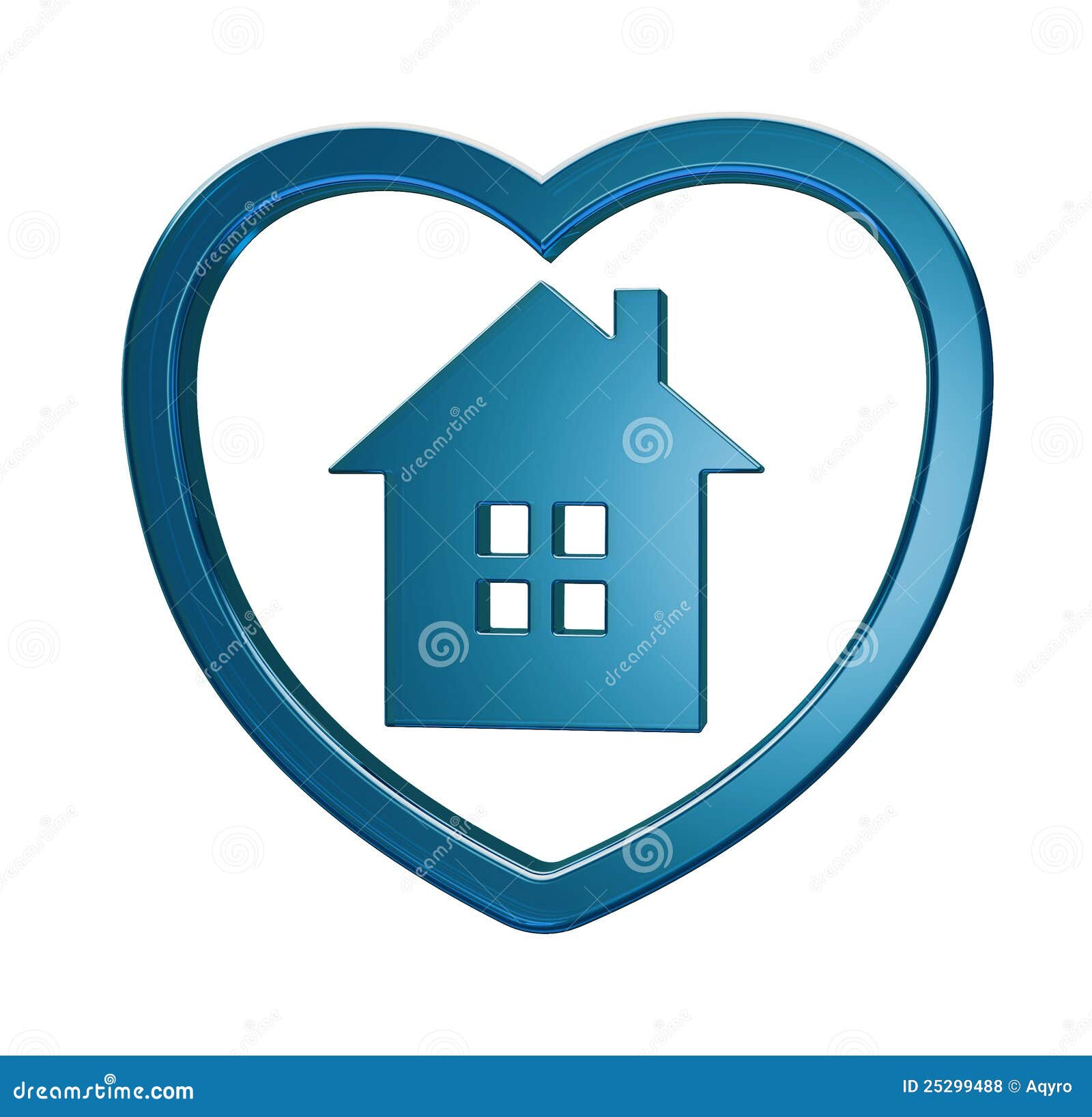 Lovely house metaphor stock illustration. Illustration of house - 25299488