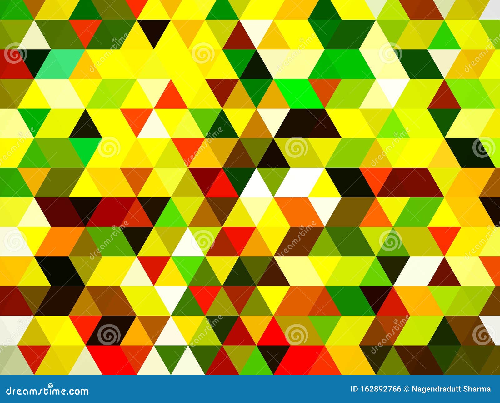 A Lovely Illustration of Conspicuous Multi-color Digital Pattern of ...