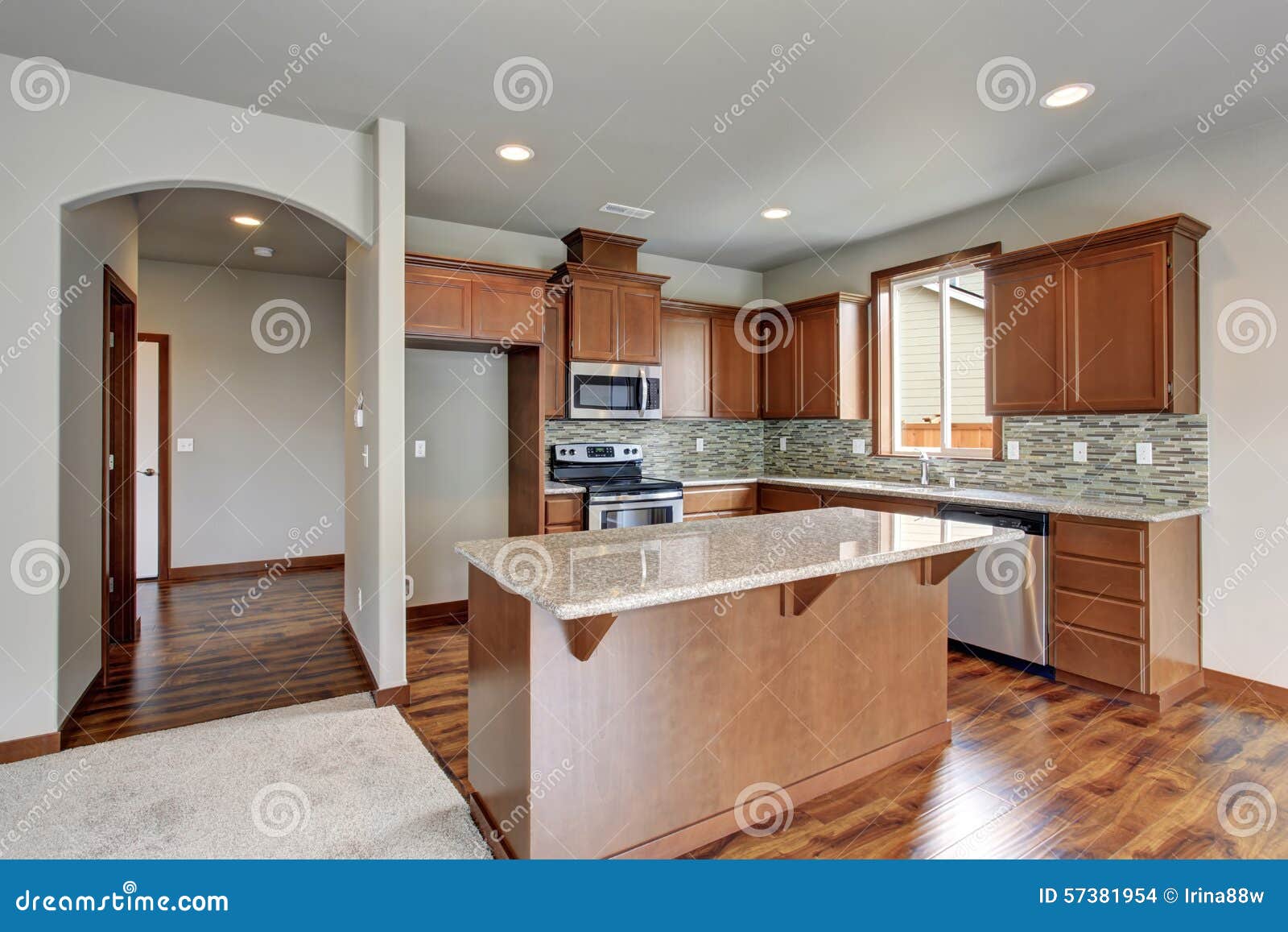 Lovely Kitchen with Nice Counters. Stock Photo - Image of sink ...