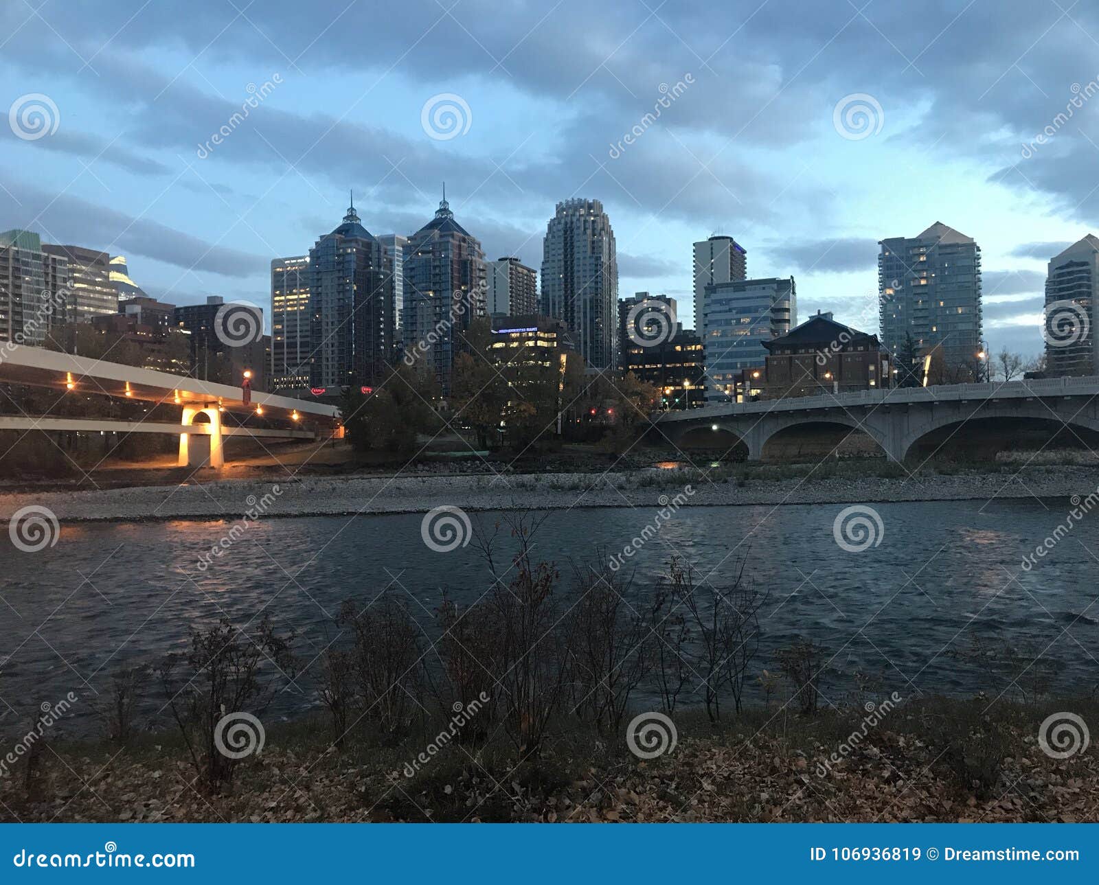 Night sky Calgary stock image. Image of landscape, calgary - 106936819