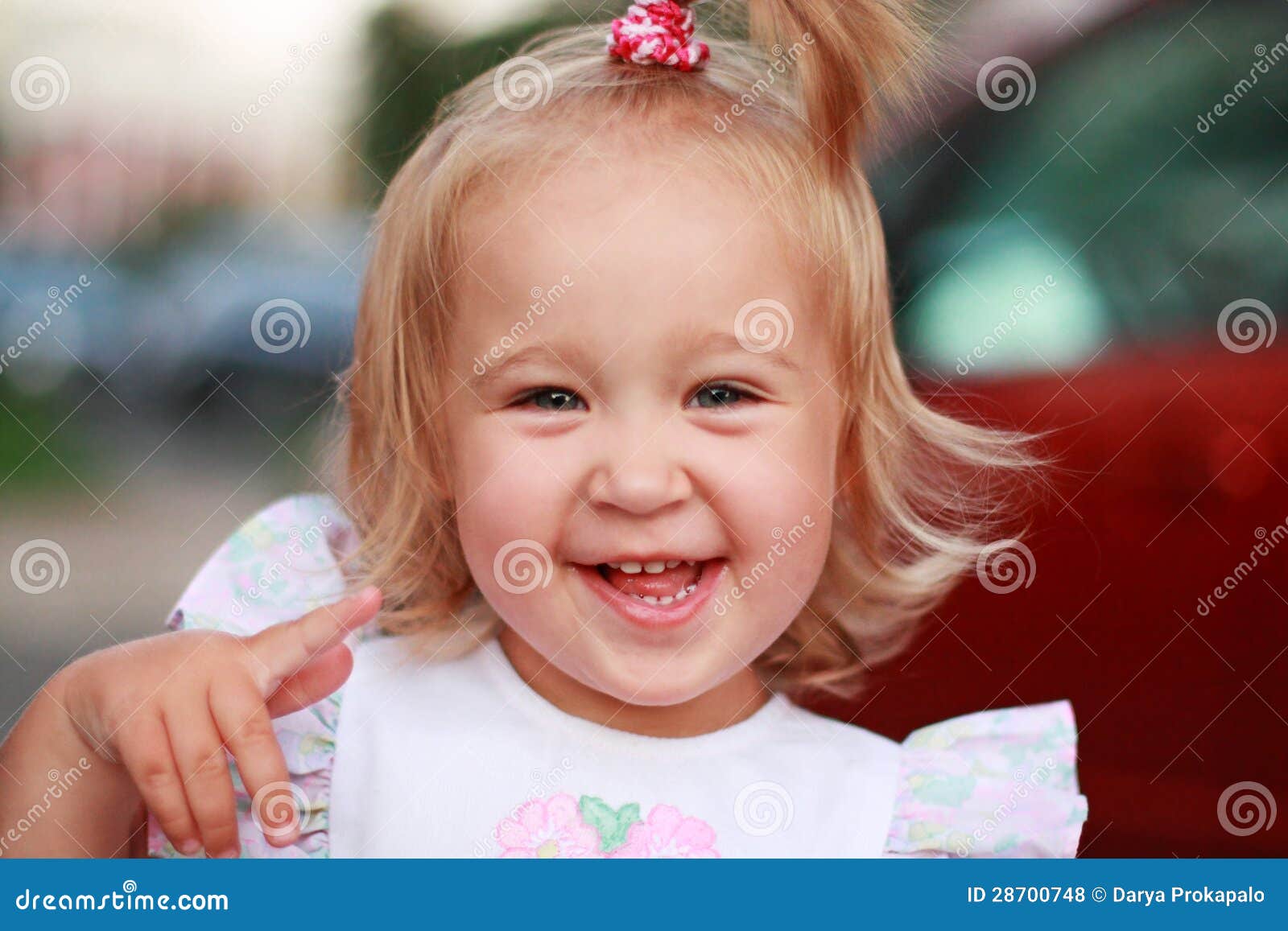 Lovely laughing girl stock photo. Image of child, dress - 28700748