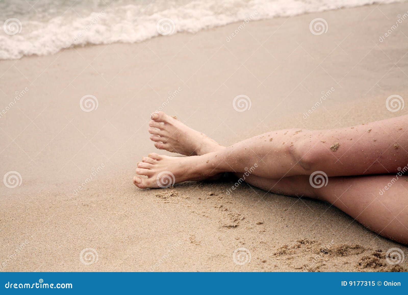 Lovely Long Legs at the Beach Stock Image - Image of legs, adult: 9177315