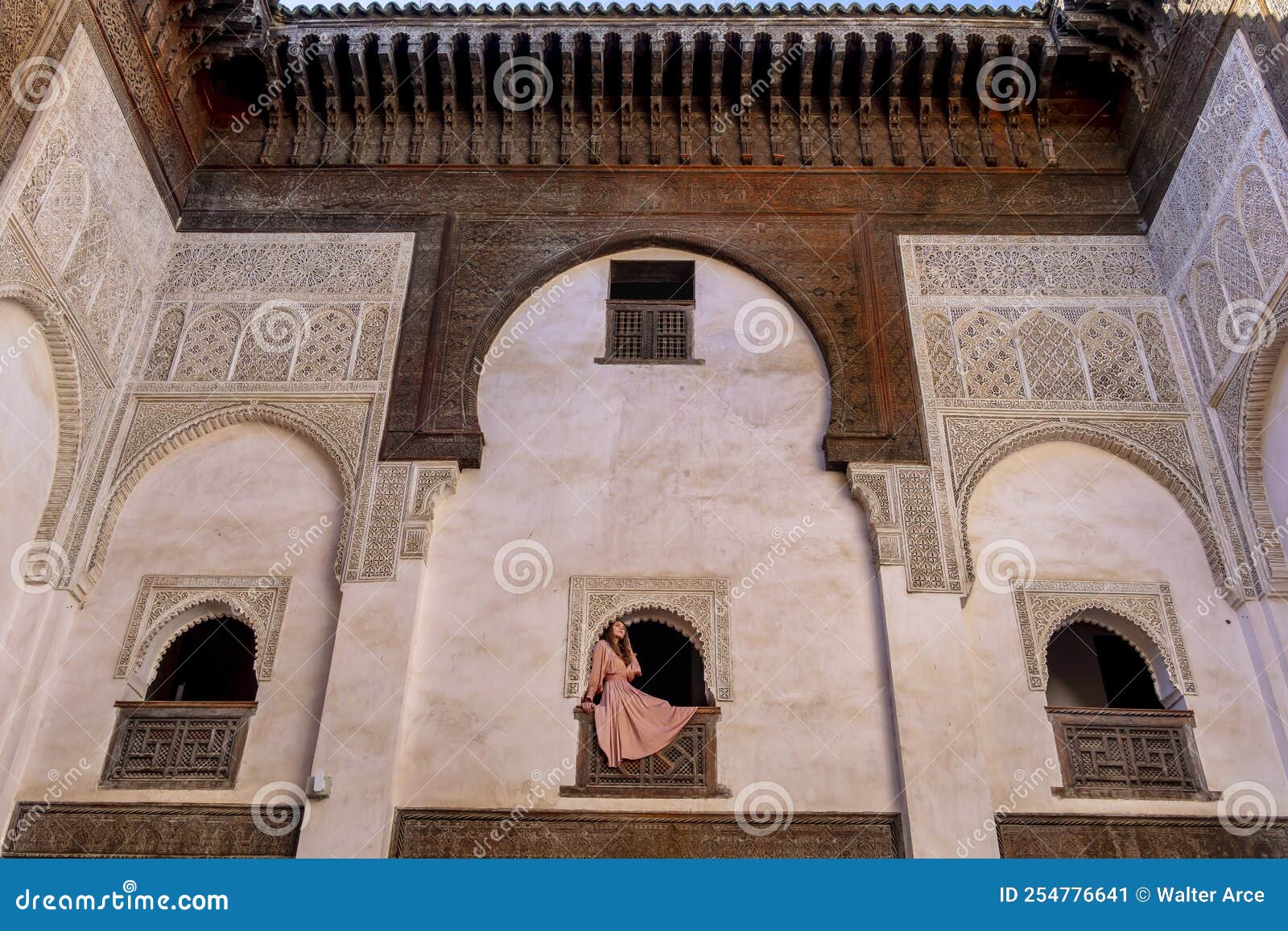 A Lovely Model Poses Inside a Home Environment Stock Image - Image of ...