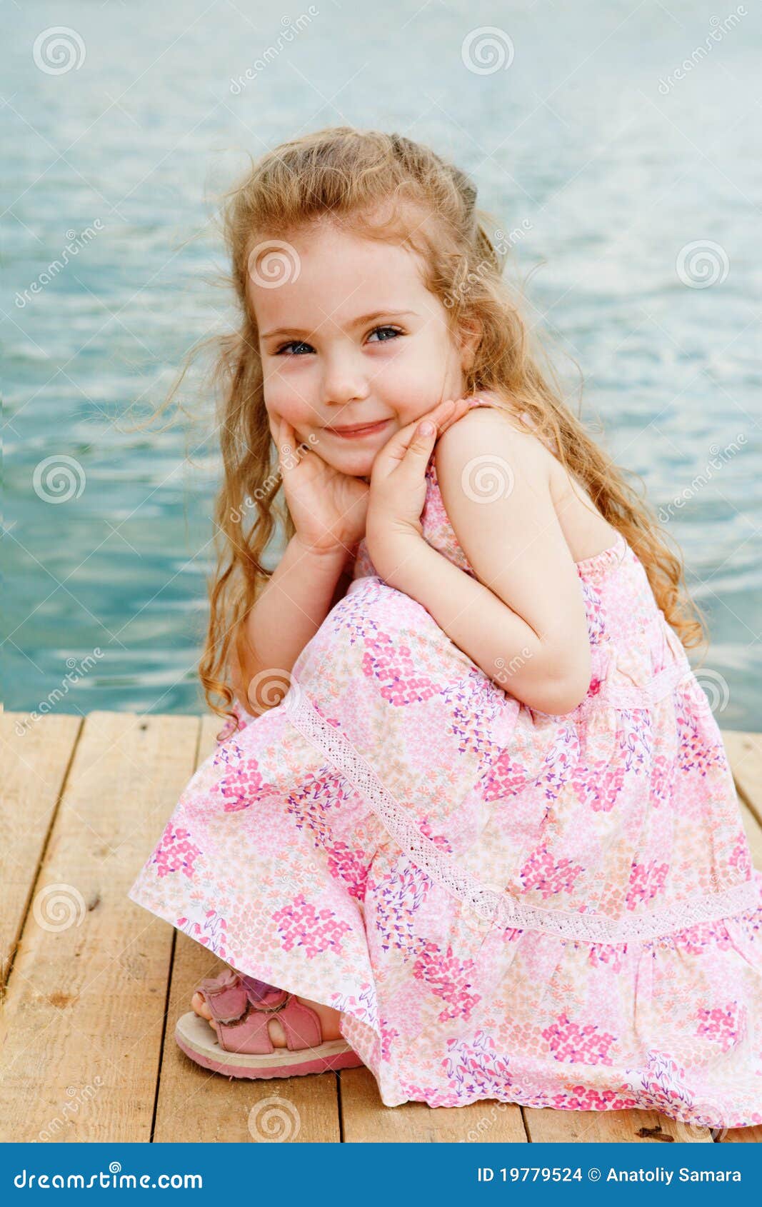Lovely preschool girl stock photo. Image of beautiful - 19779524