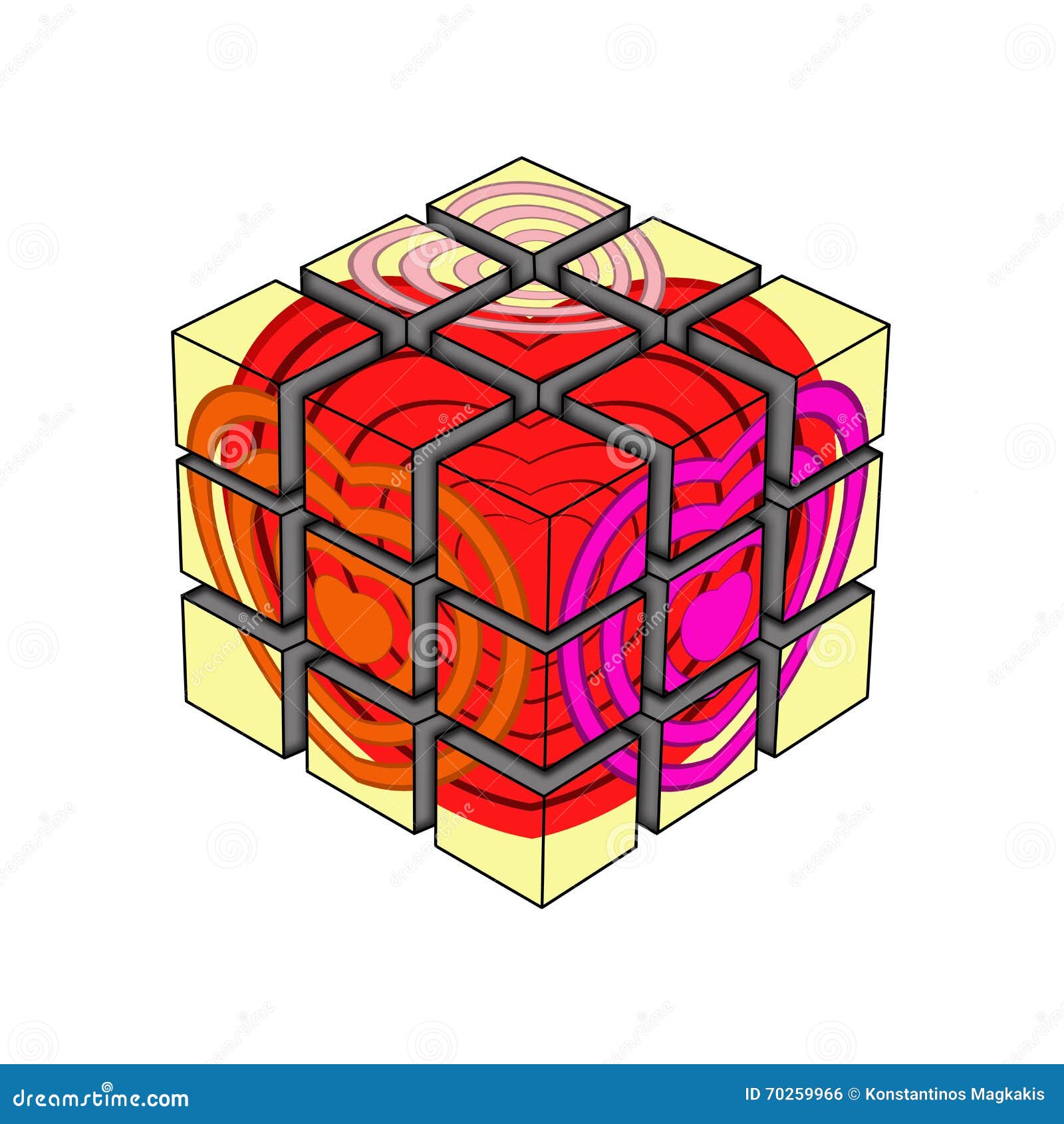 Ice Cube Anime Angry Vector. Cartoon Character | CartoonDealer.com ...