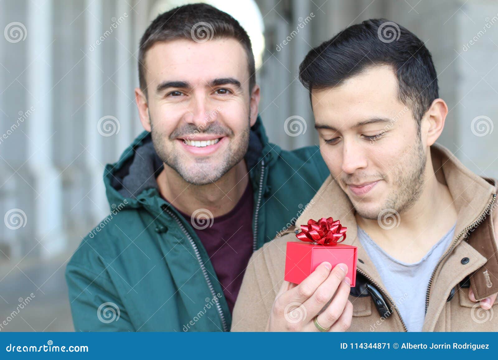Lovely Same Sex Couple Sharing Affection Stock Image - Image of latino ...