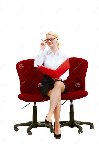 Lovely secretary stock image. Image of charming, executive - 16047653