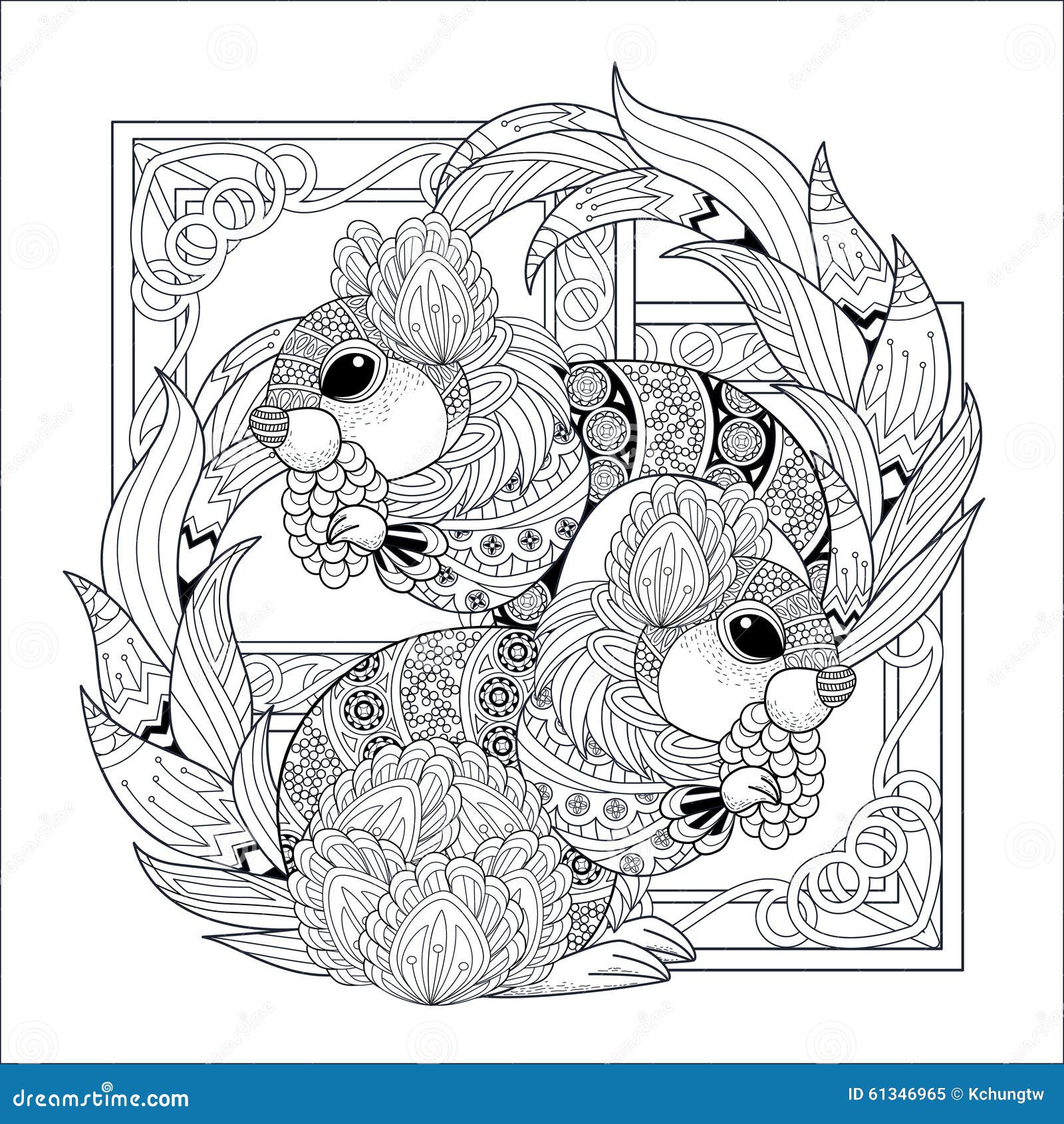 Lovely squirrel design stock vector. Illustration of outline - 61346965