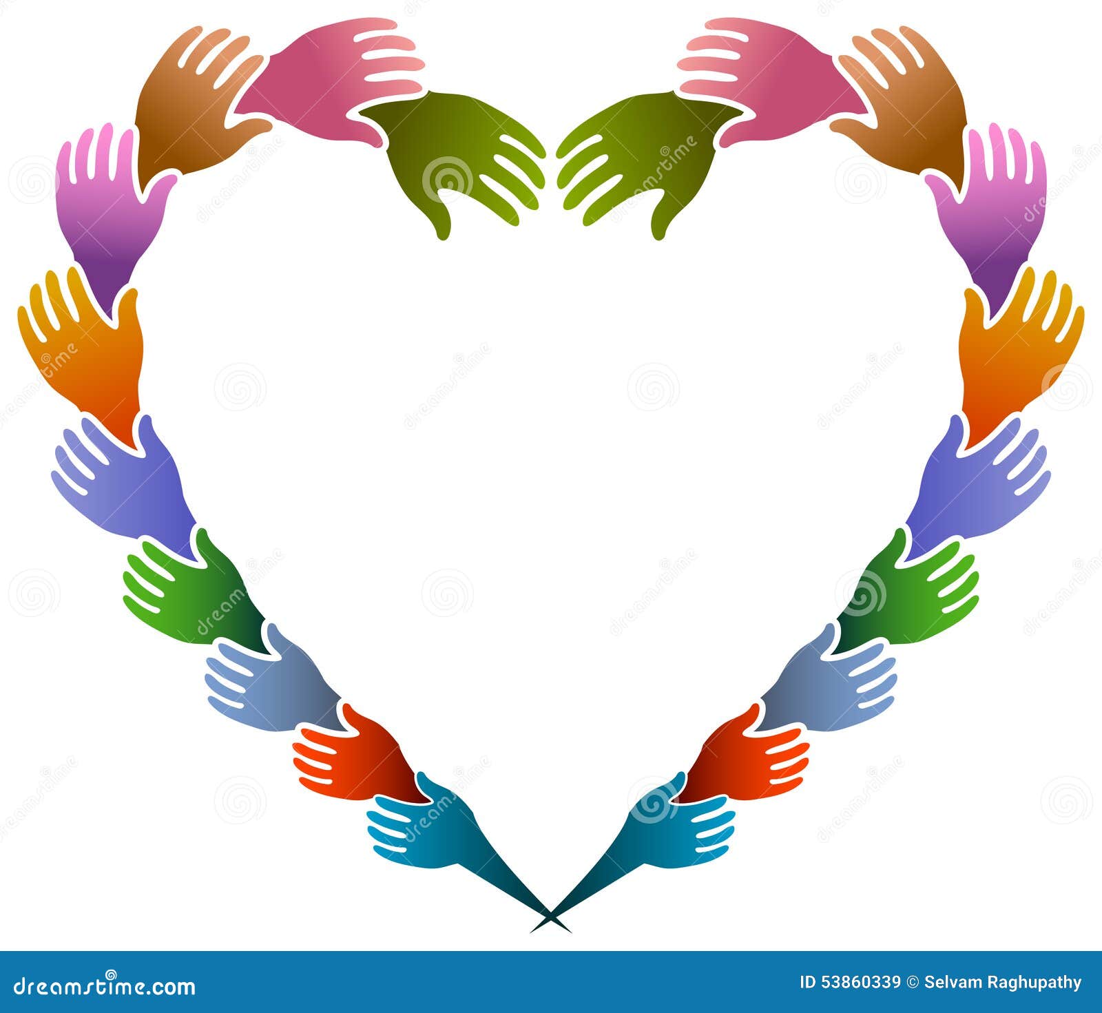 Lovely team stock vector. Illustration of assist, colorful - 53860339