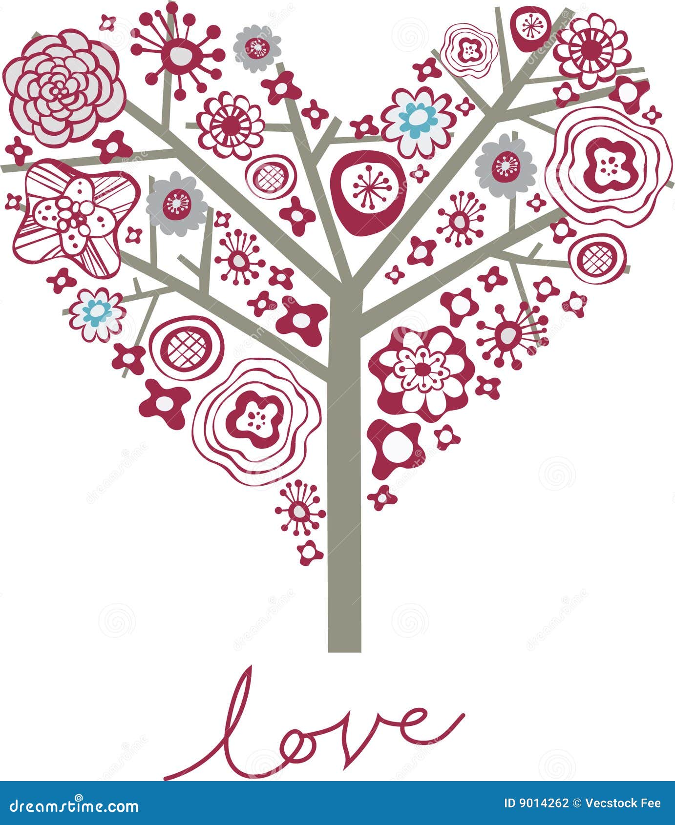 Lovely tree design stock illustration. Illustration of leafs - 9014262