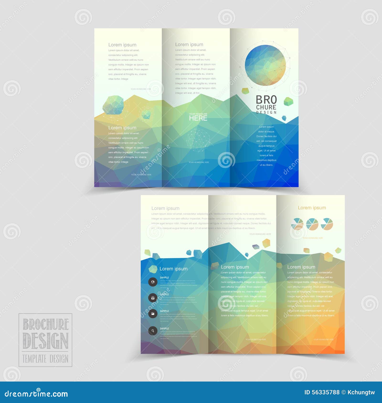 Tri Fold Brochure Design. Corporate Business Template For Tri Fold ...