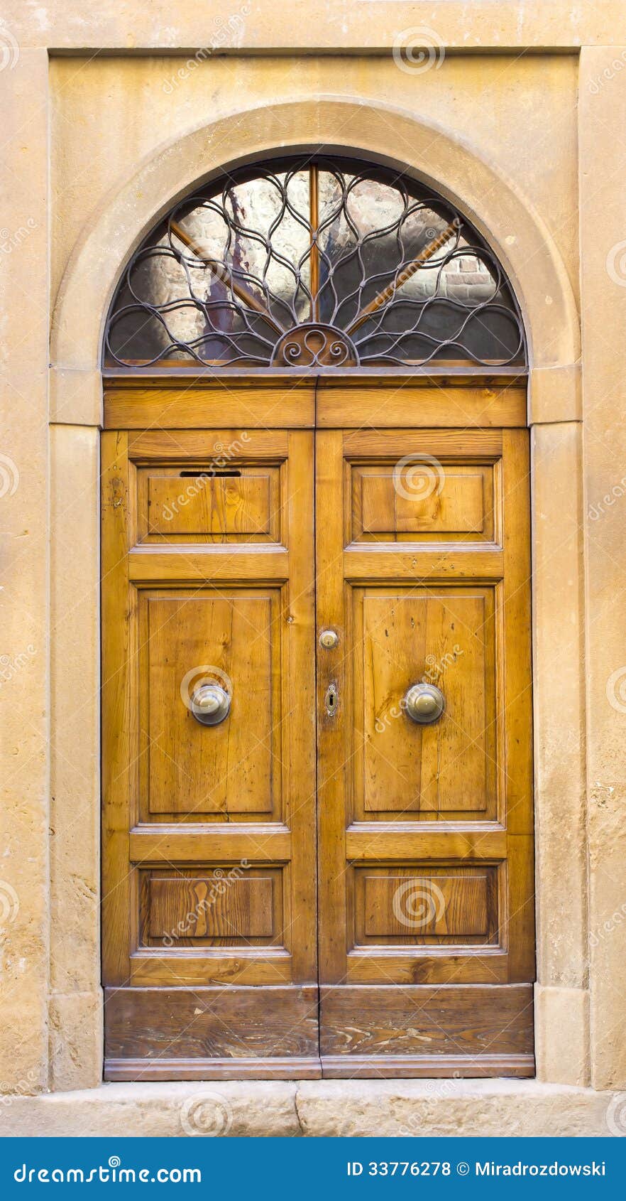 Lovely tuscan doors stock photo. Image of estate, ornamental - 33776278