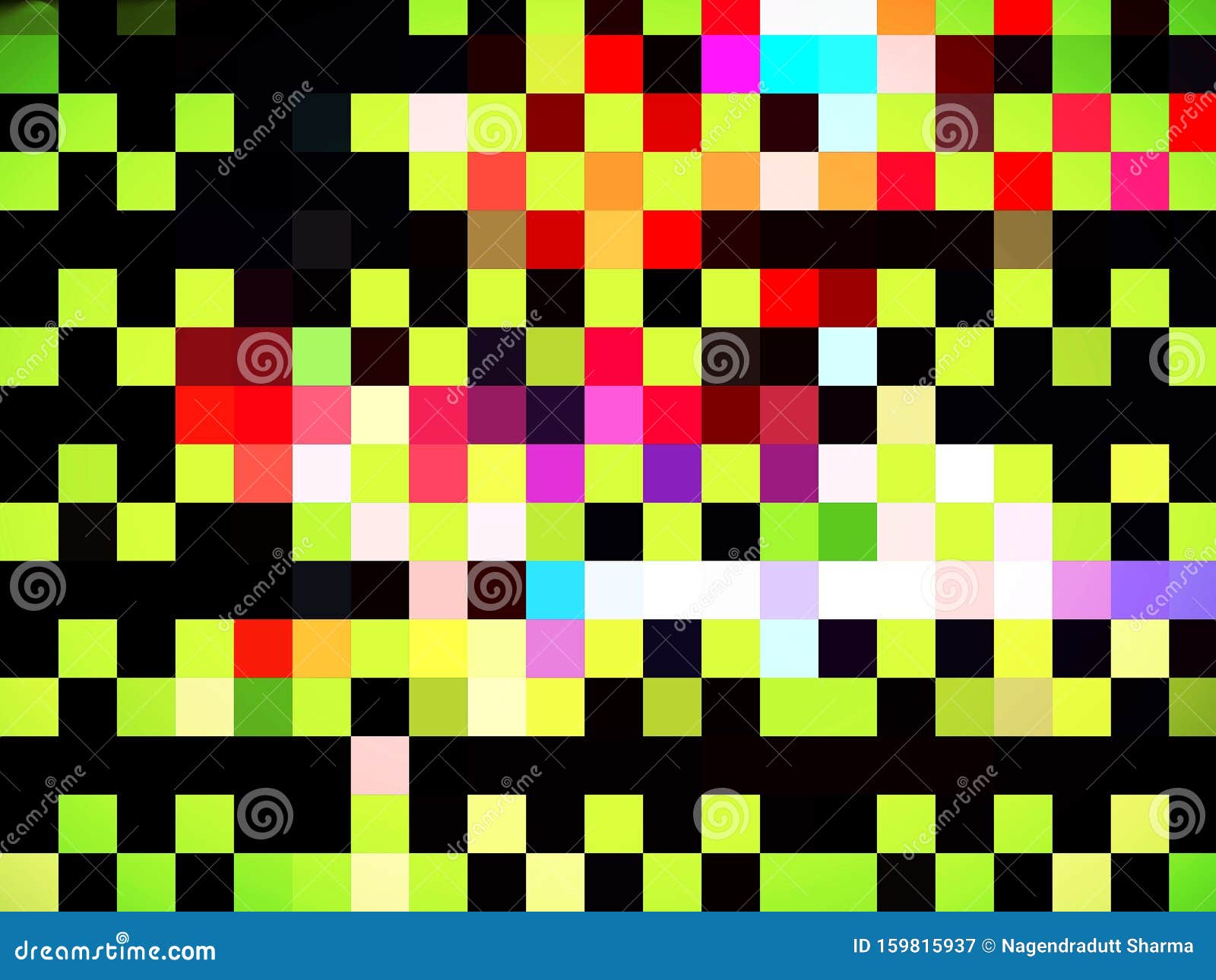 A Lovely Unique Illustration of Graphical Design of Squares and Stock ...