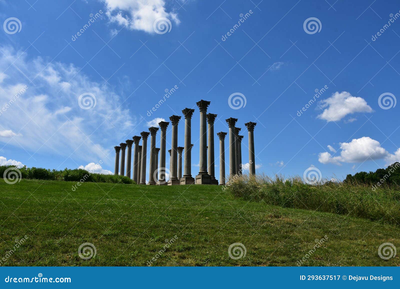 A Stone Column In A Corner Of Japanese Garden In Kyoto With Japanese ...
