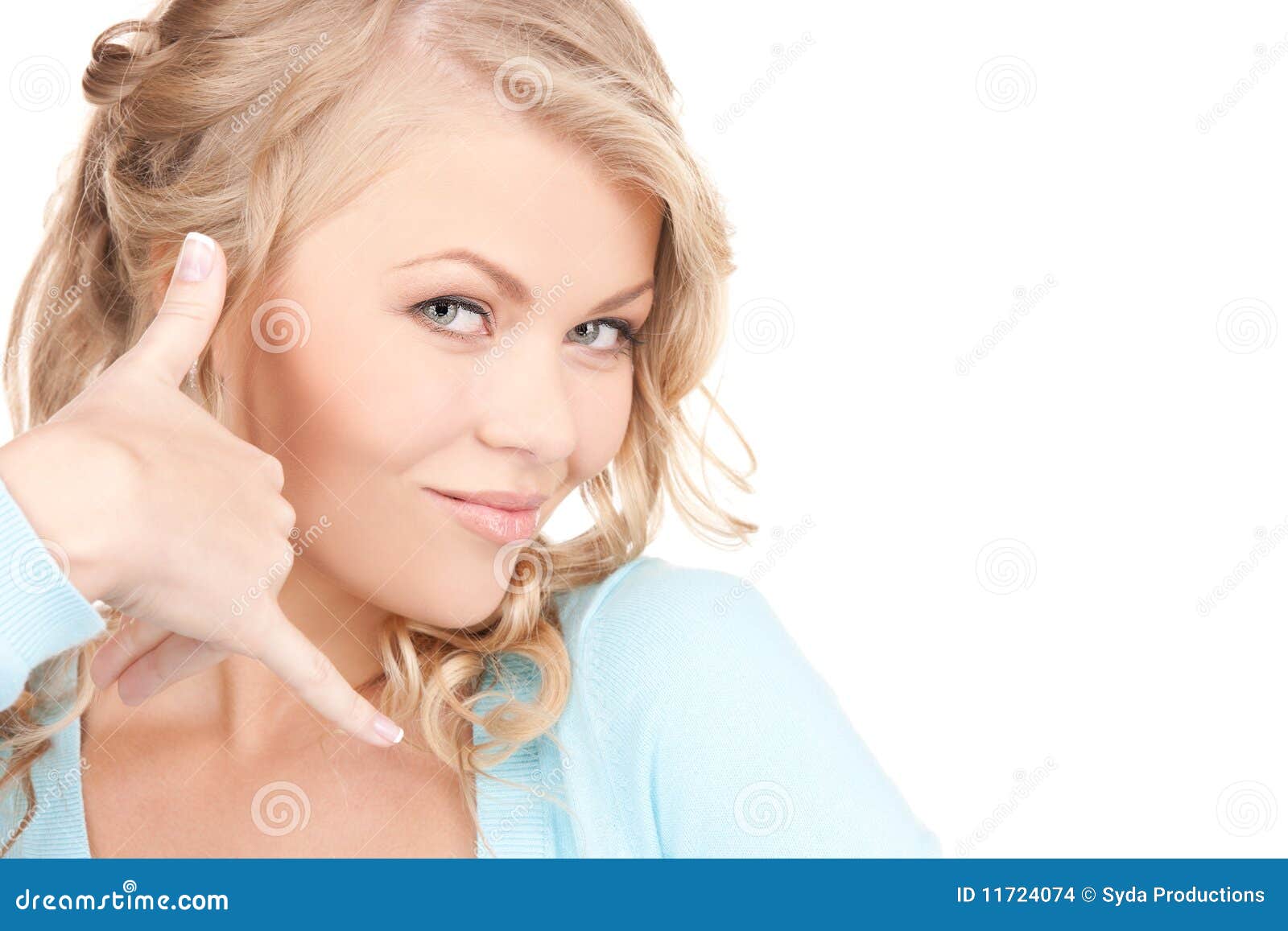 Lovely woman stock photo. Image of caucasian, gesture - 11724074