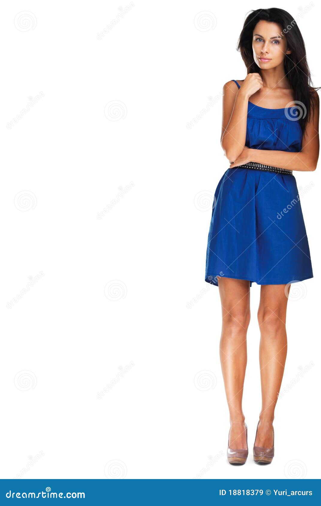 Lovely young lady standing stock image. Image of life - 18818379