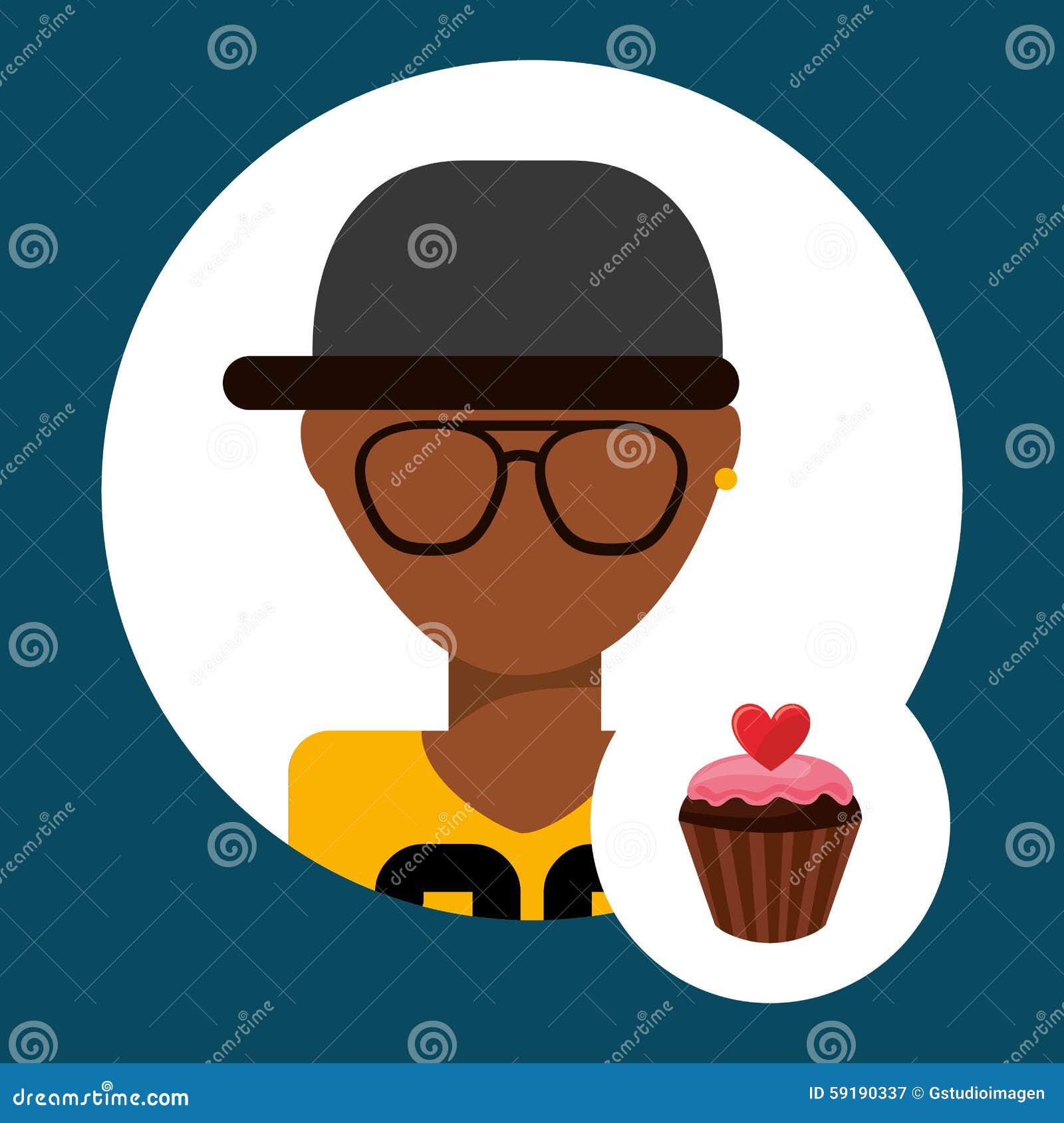 Lover avatar stock vector. Illustration of passion, romance - 59190337