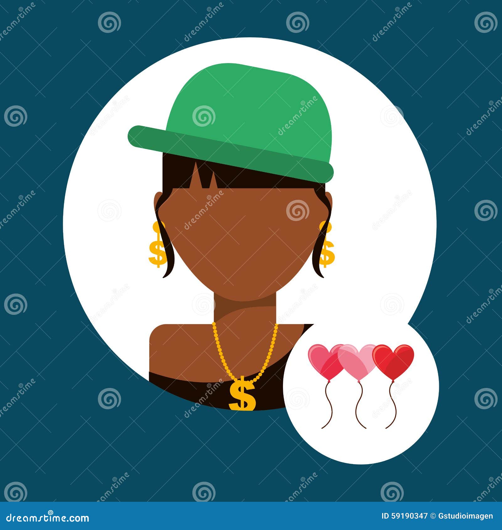 Lover avatar stock vector. Illustration of avatar, cartoon - 59190347