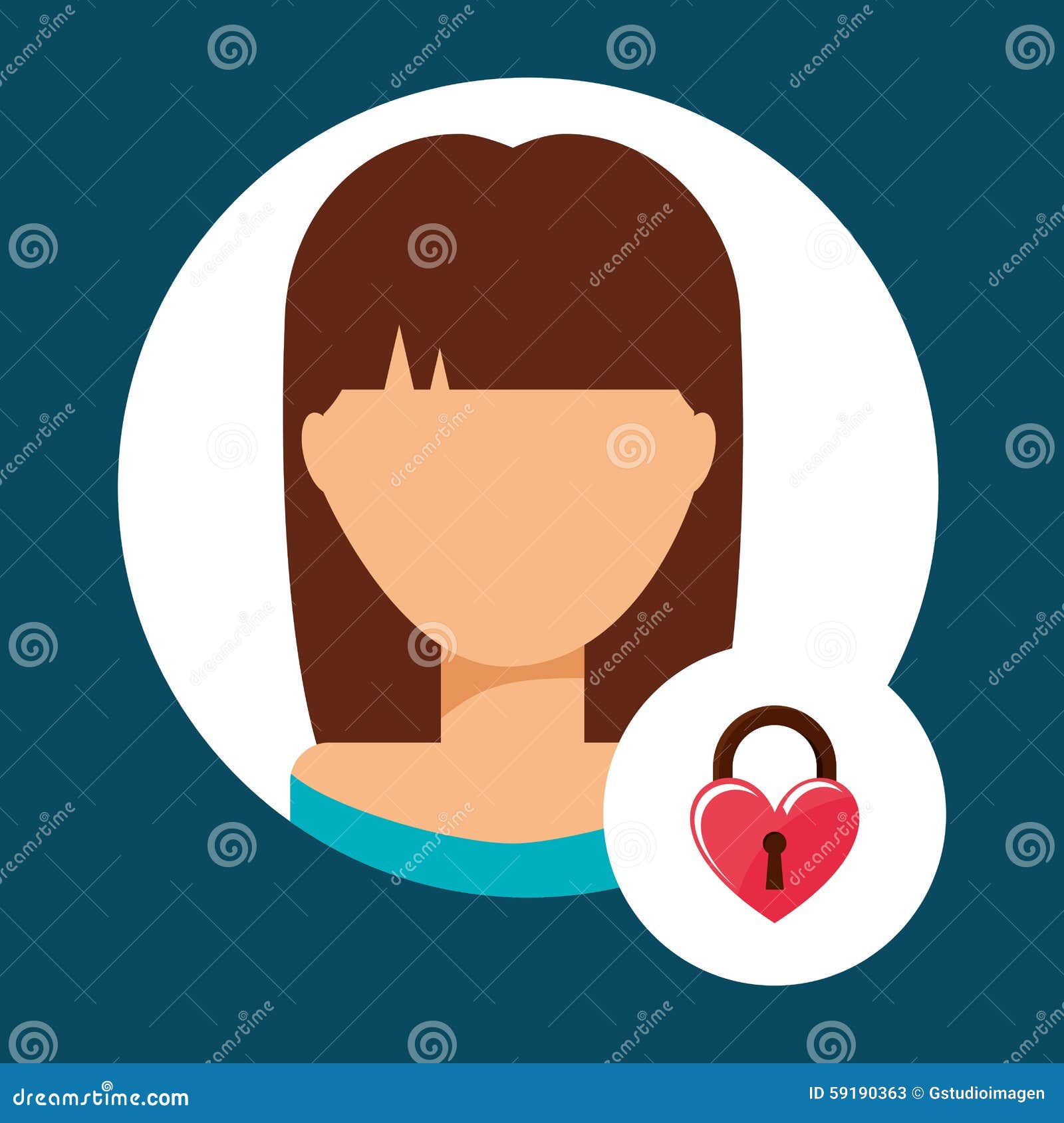 Lover avatar stock vector. Illustration of emotion, design - 59190363