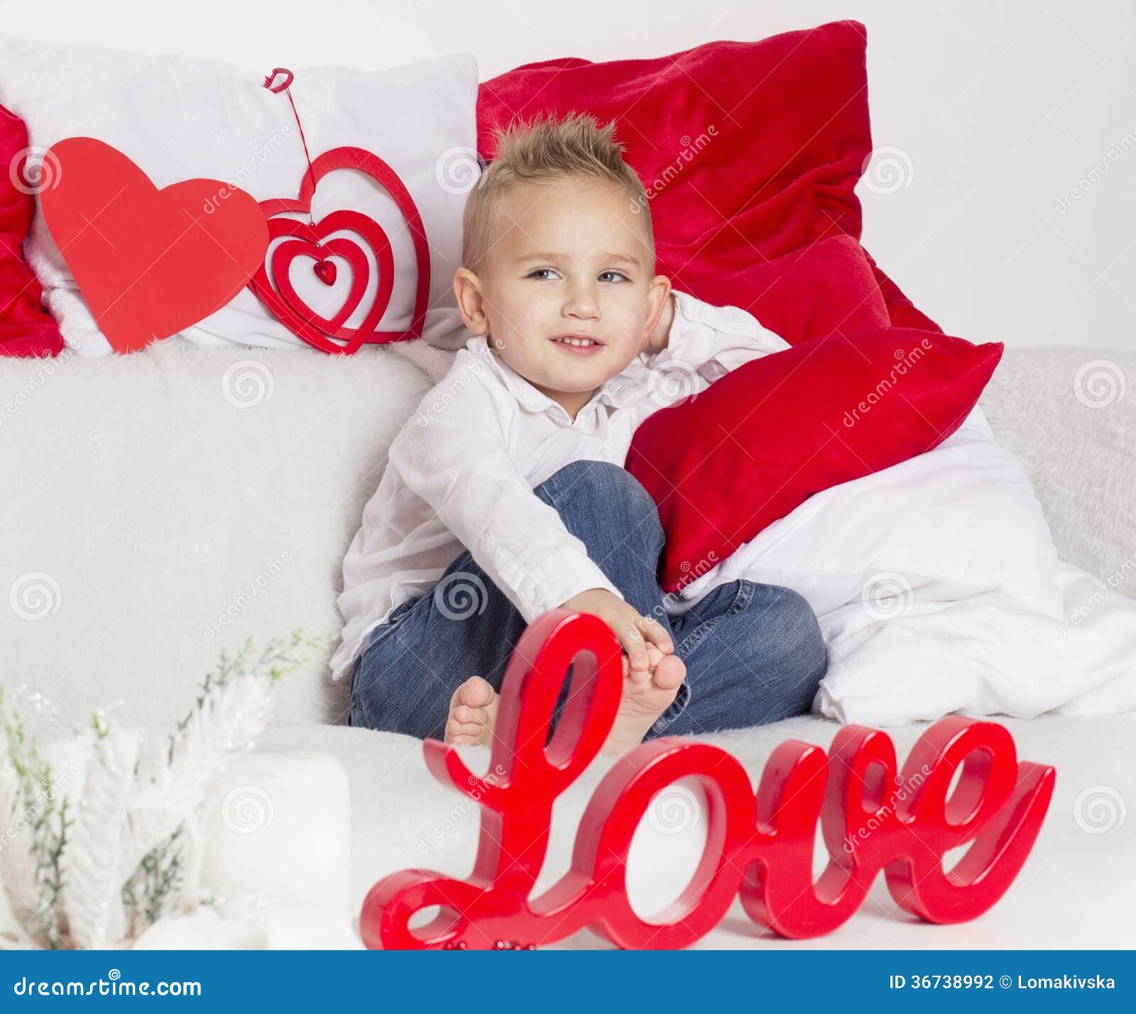 Lover Boy WithÂ a Sly Look Stock Photo - Image of male, children: 36738992