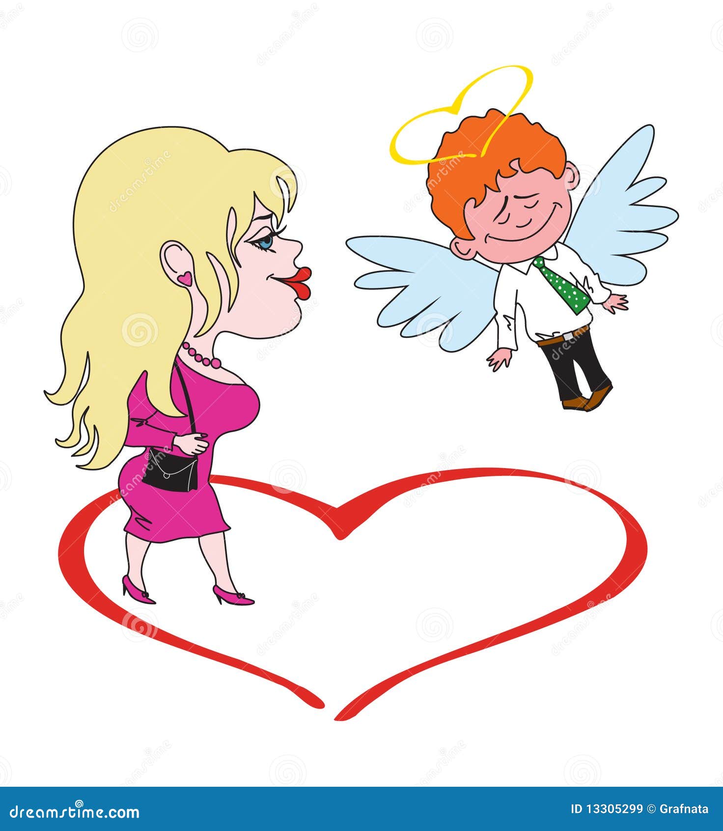 Lover man stock vector. Illustration of smile, loving - 13305299