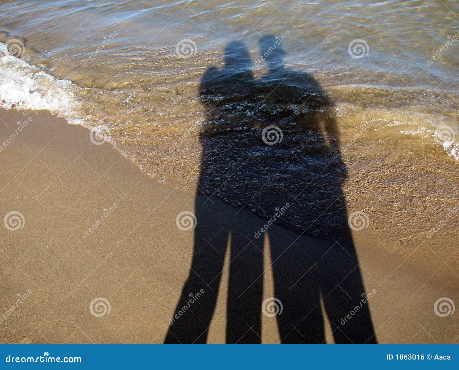 Lover s Shadow stock photo. Image of shadows, love, vacation - 1063016