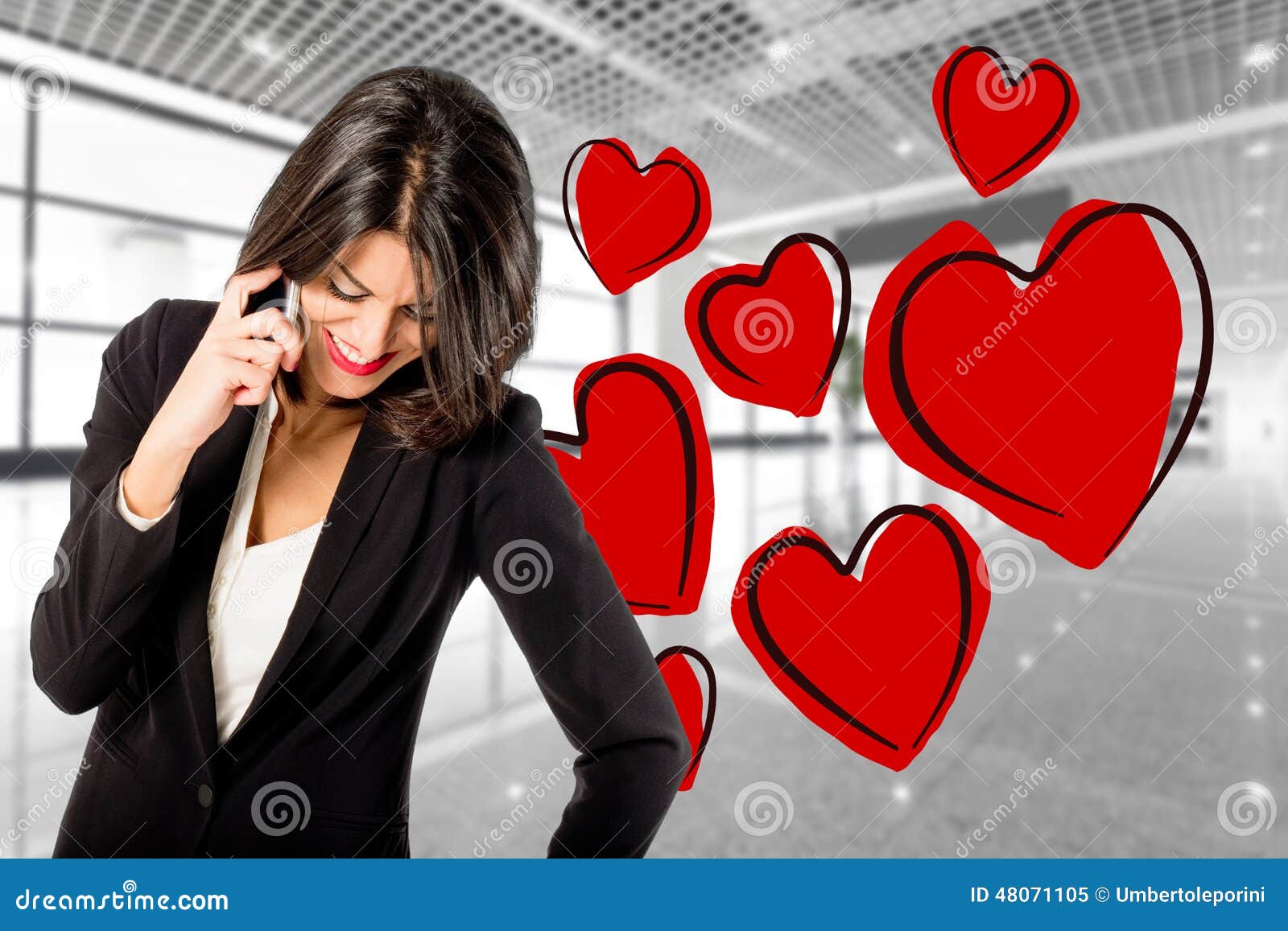 Lover at work stock image. Image of girl, romantic, couple - 48071105