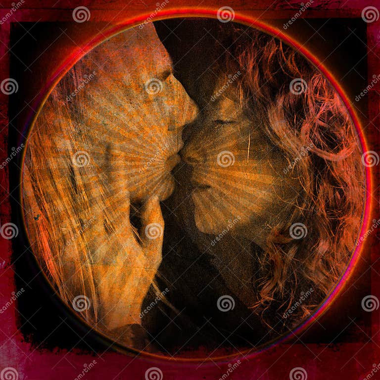 Lovers stock photo. Image of marriage, kissing, merge - 18353850