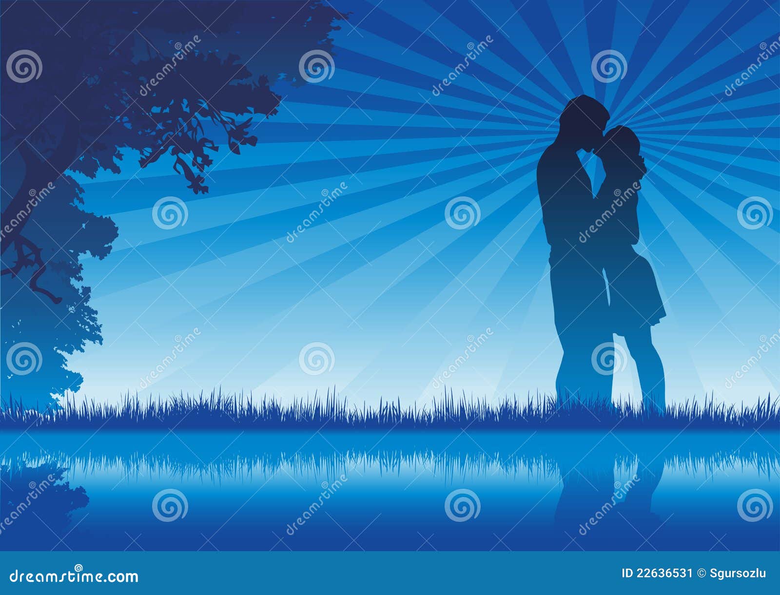 Lovers stock vector. Illustration of family, girlfriend - 22636531