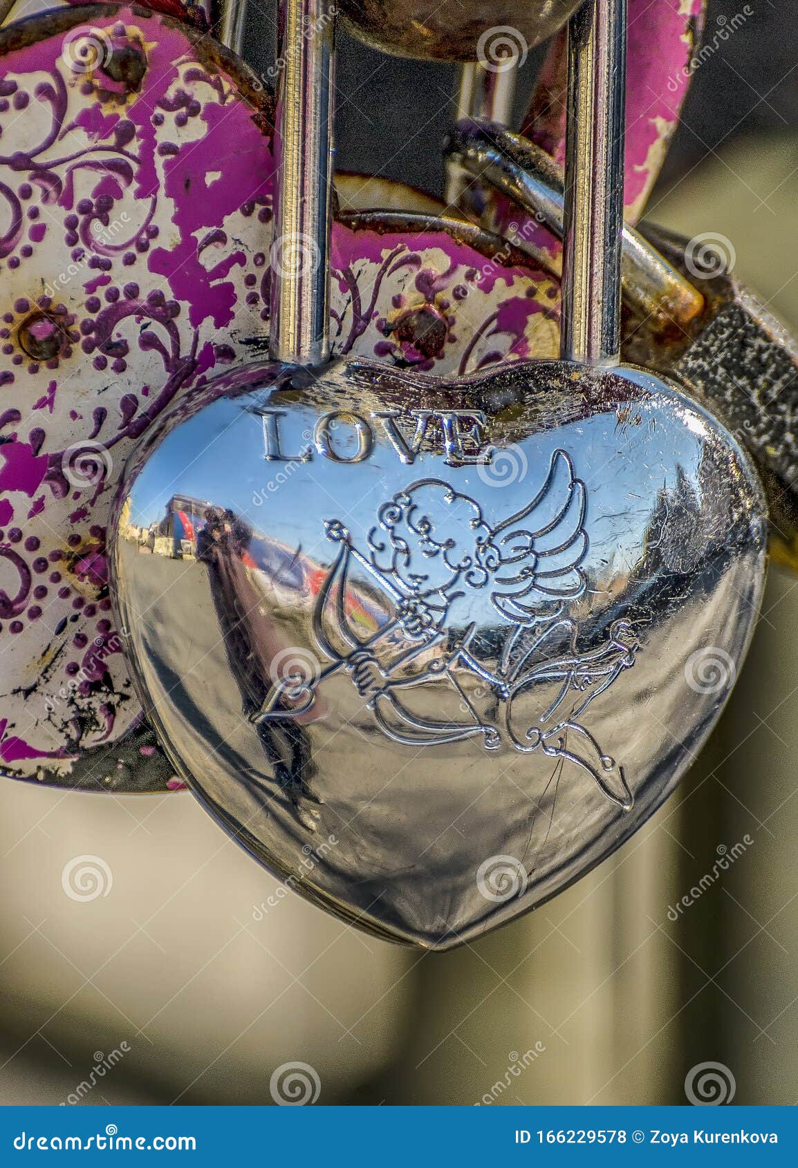 Lovers Close the Lock on the Bridge Post, and the Key is Thrown into ...