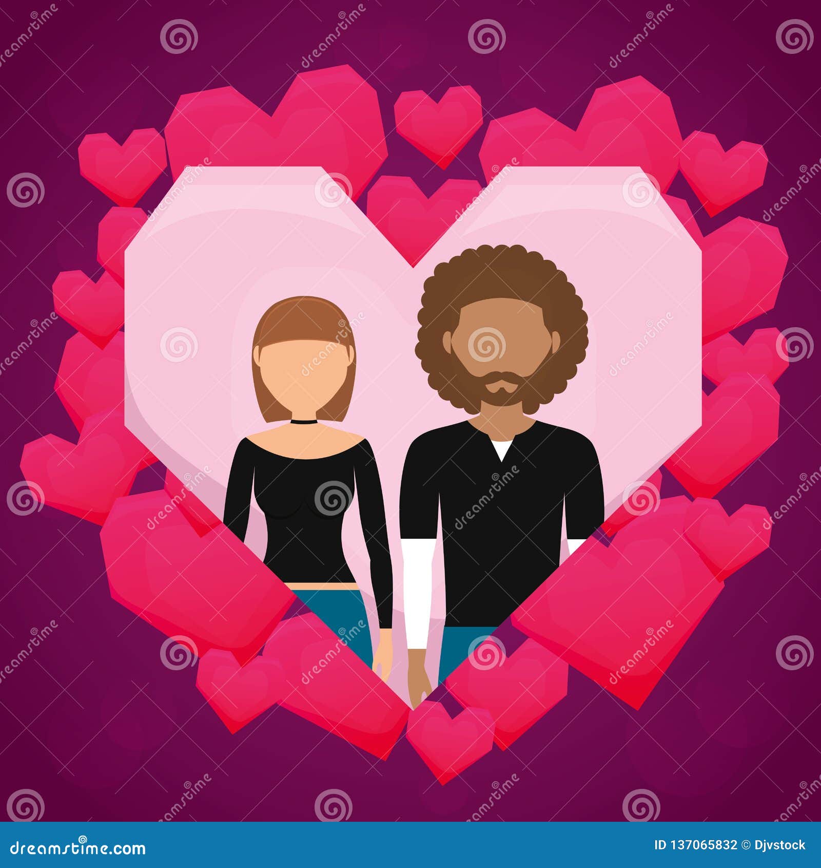 Lovers Couple Stock Illustrations – 30,525 Lovers Couple Stock ...