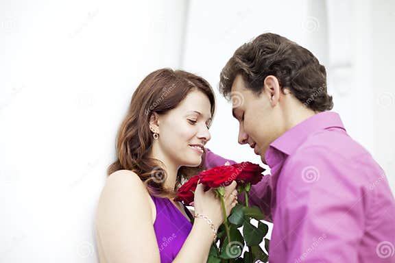 Lovers on a date stock photo. Image of lover, attractive - 15526352