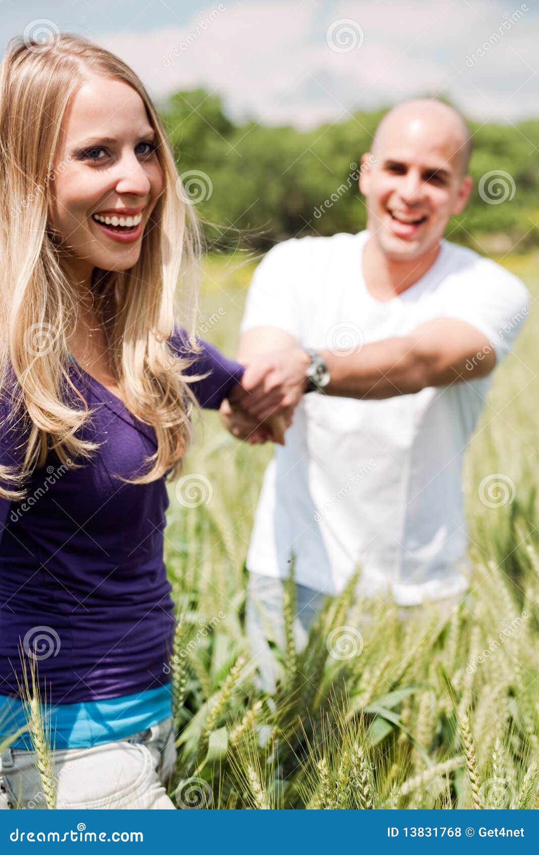 Lovers in the farm stock photo. Image of outdoor, love - 13831768