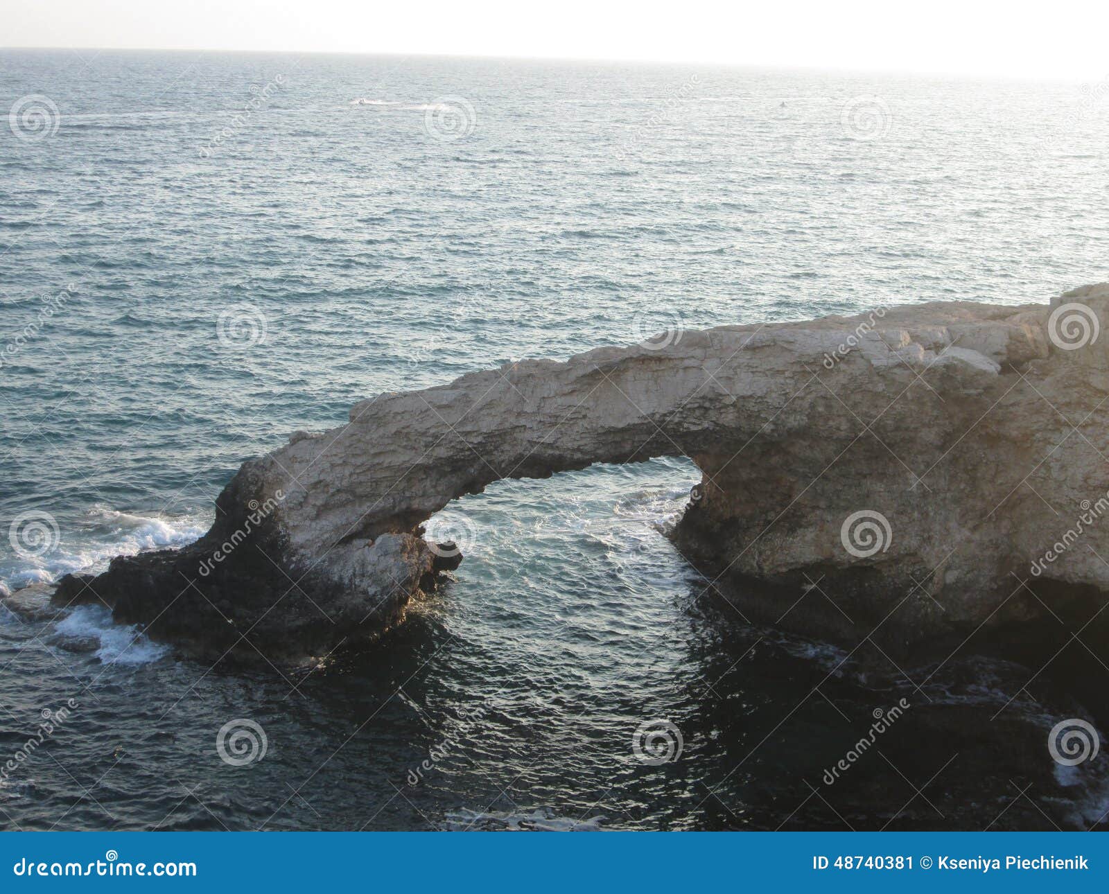 Lovers grotto stock image. Image of cyprus, rocky, wave - 48740381