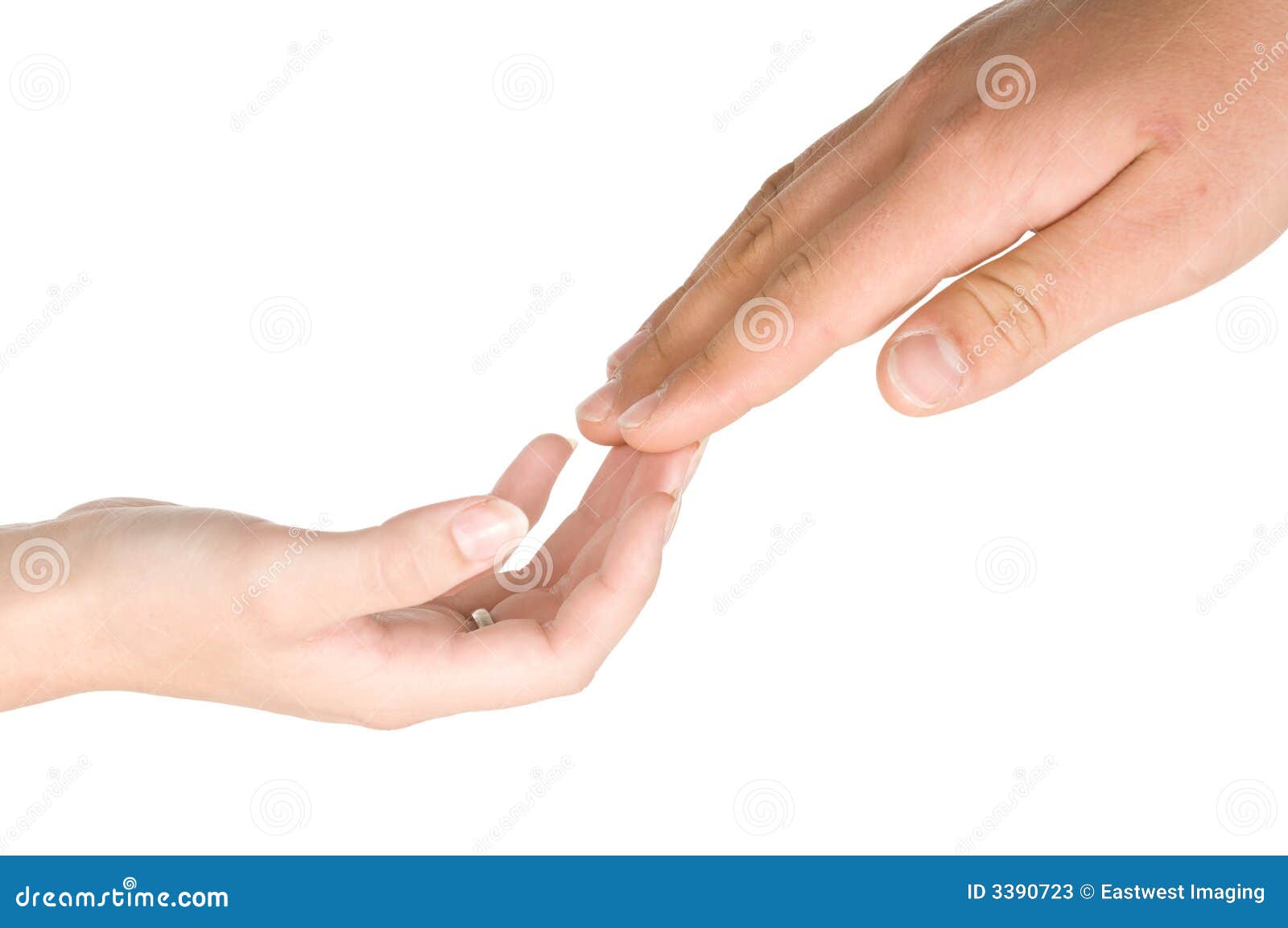 Lovers Hands stock image. Image of nail, thumb, ring, trust - 3390723