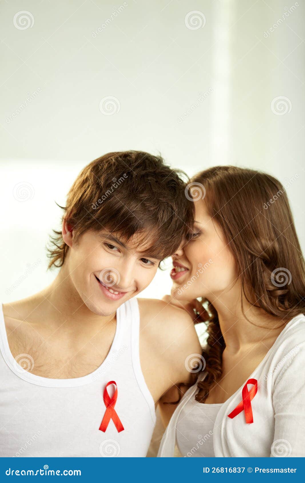 Lovers having secrets stock image. Image of person, boyfriend - 26816837